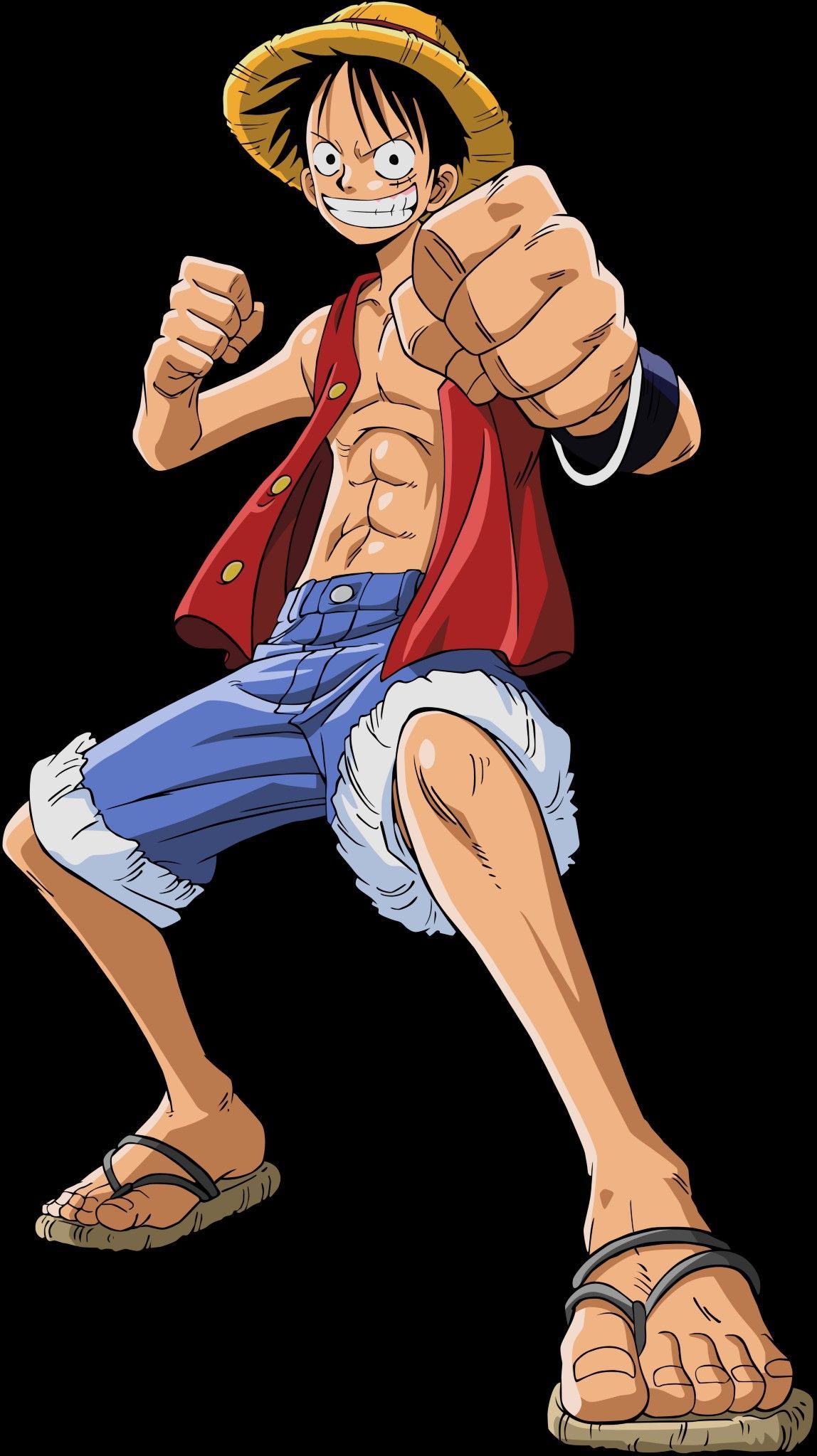 One Piece Luffy Full Body Monkey D. Luffy I Drew This For My First