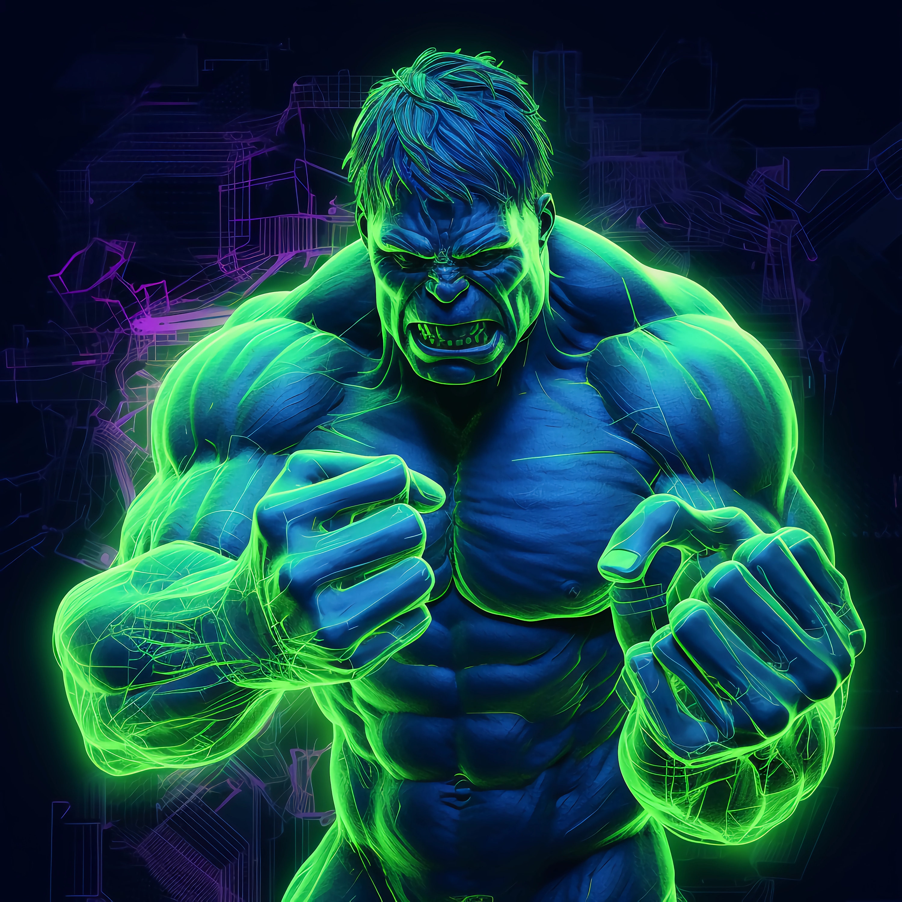 Hulk Neon 4k Wallpapers - Wallpaper Cave