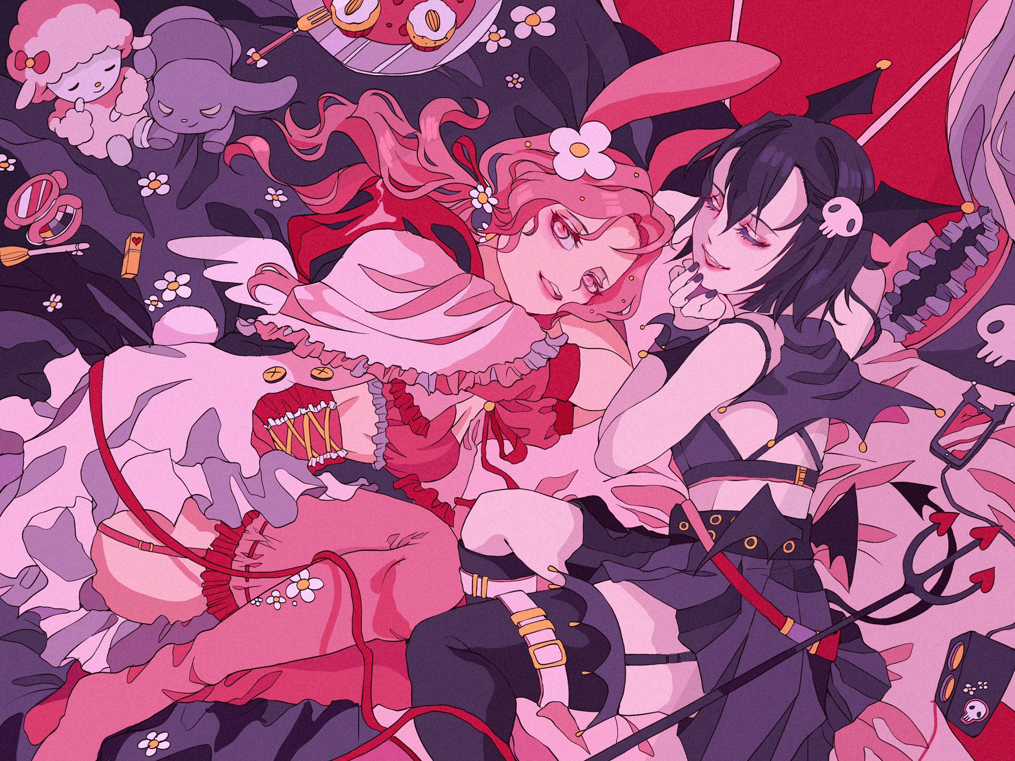 Kuromi And My Melody Human Wallpapers - Wallpaper Cave