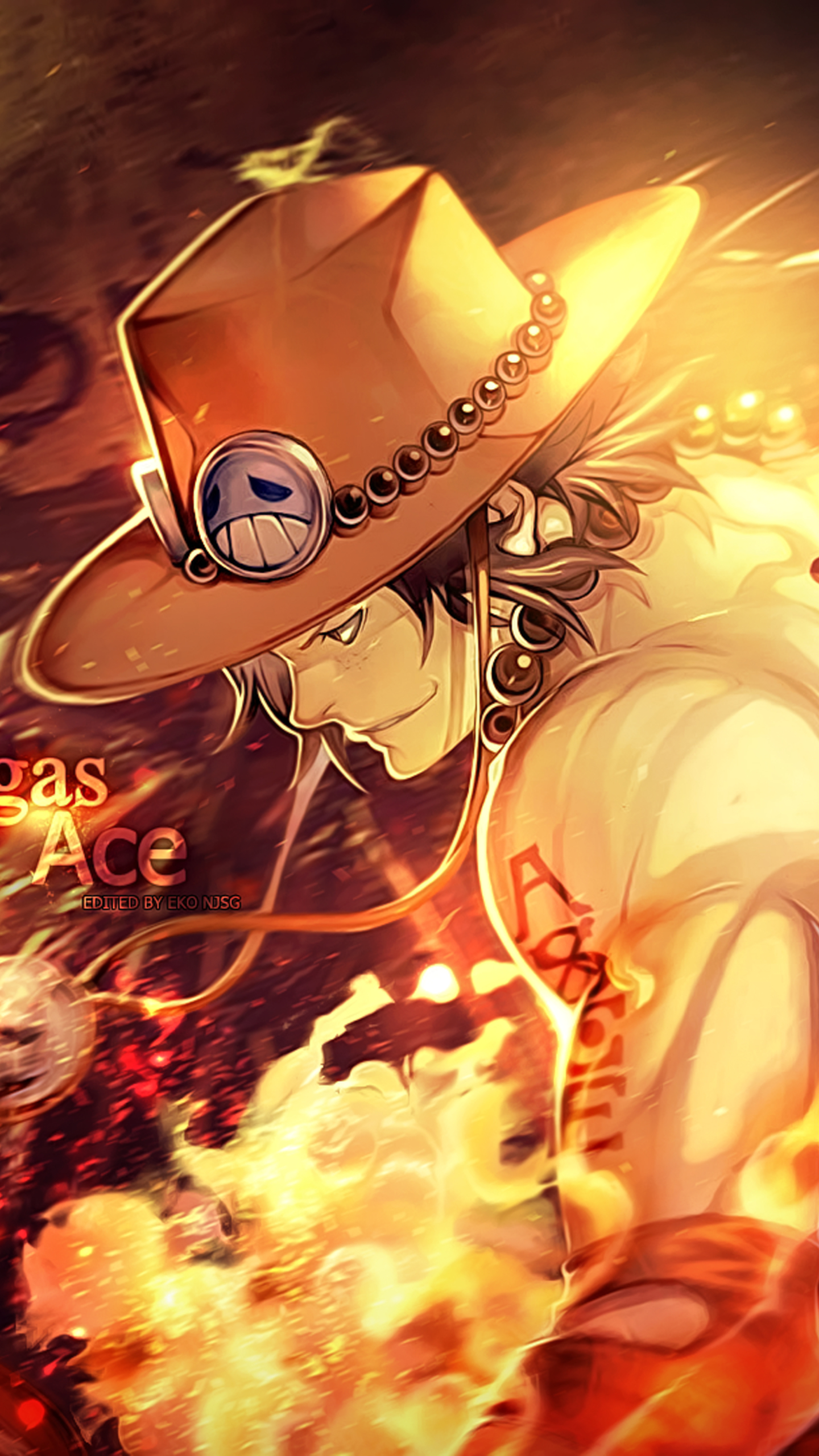 One Piece Ace Phone Wallpapers - Wallpaper Cave