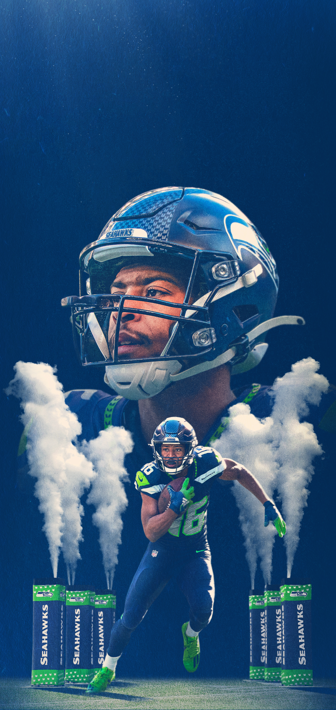 Water Wallpaper Blue Seahawks