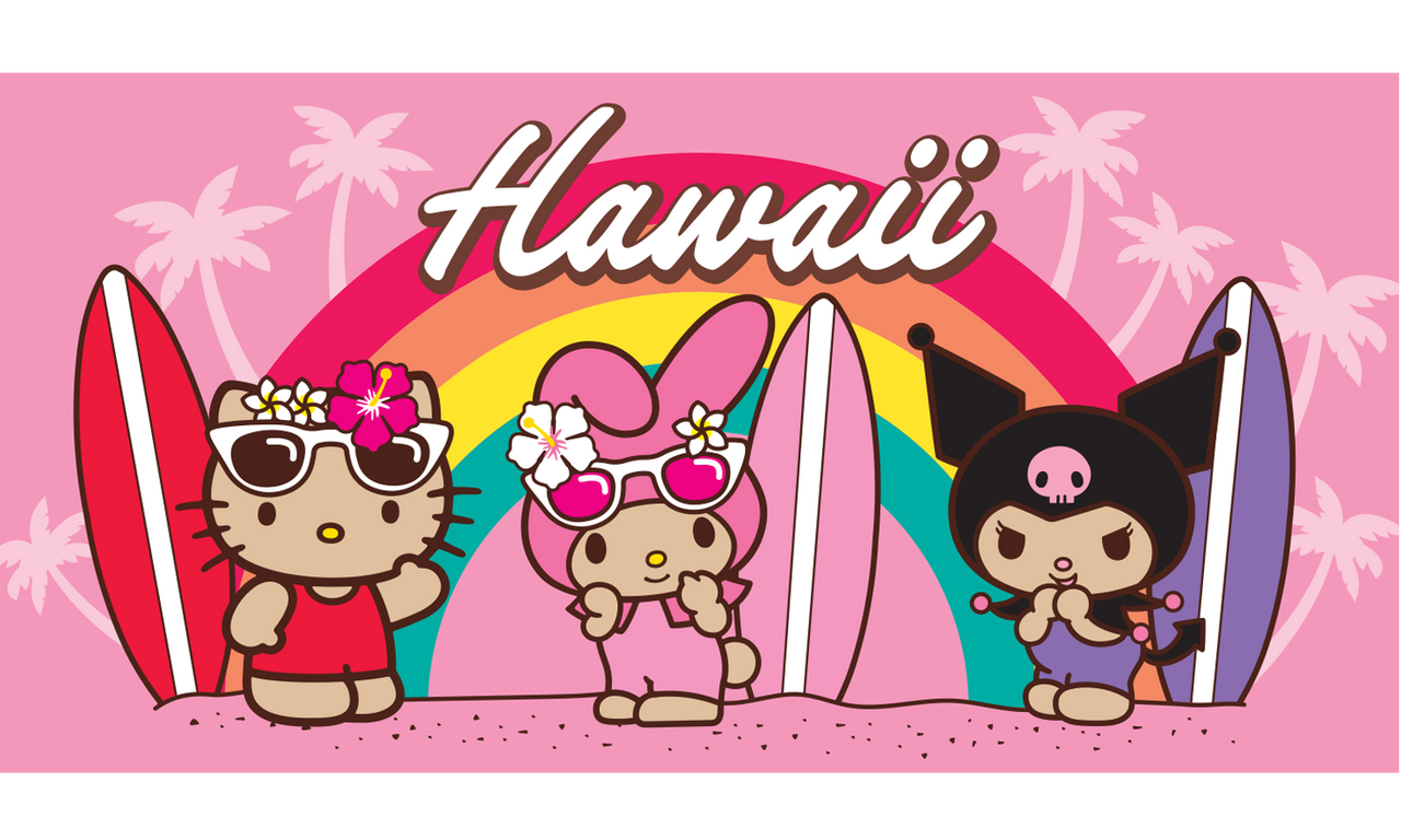 Hawaii Hello Kitty Wallpapers - Wallpaper Cave