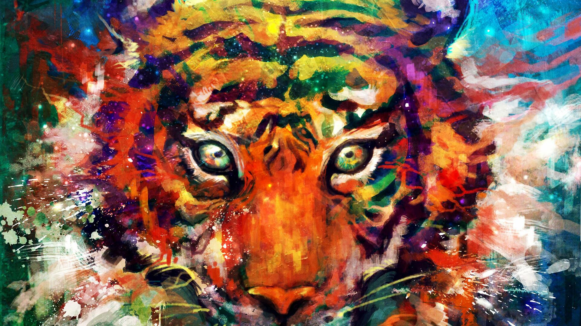 Abstract Tiger Wallpapers - Wallpaper Cave