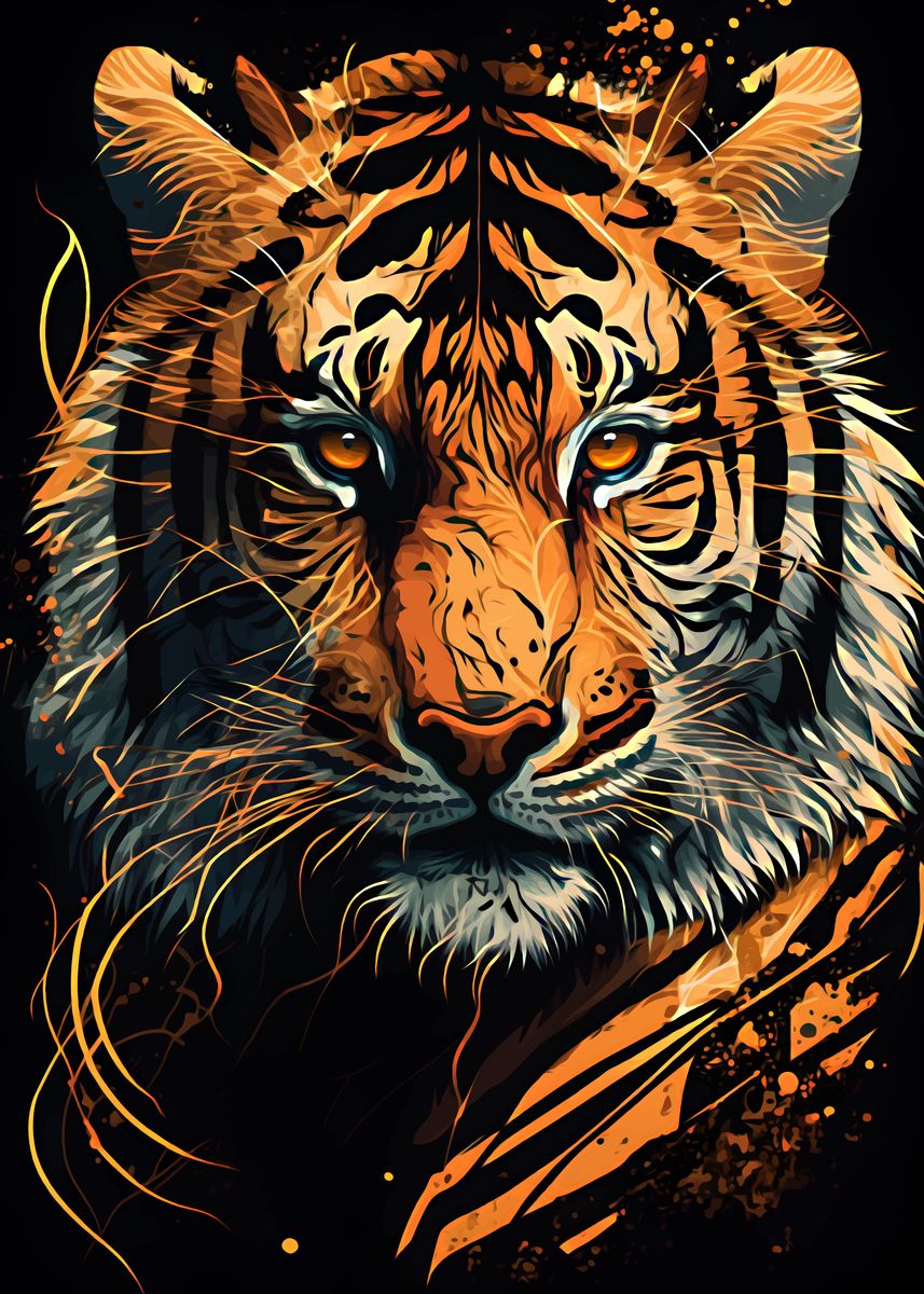 Abstract Tiger Wallpapers - Wallpaper Cave