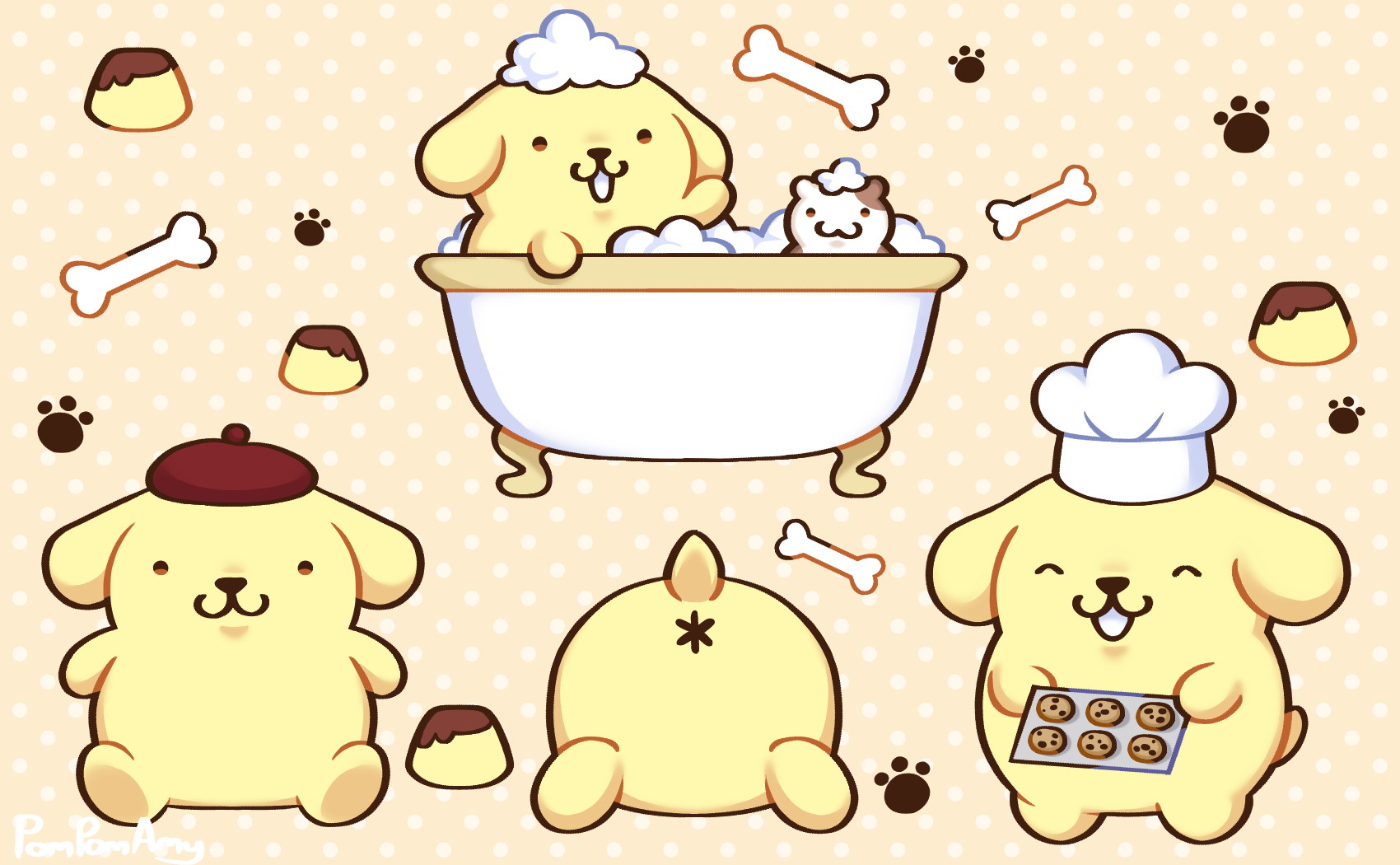 Pompompurin PC Wallpapers - Wallpaper Cave