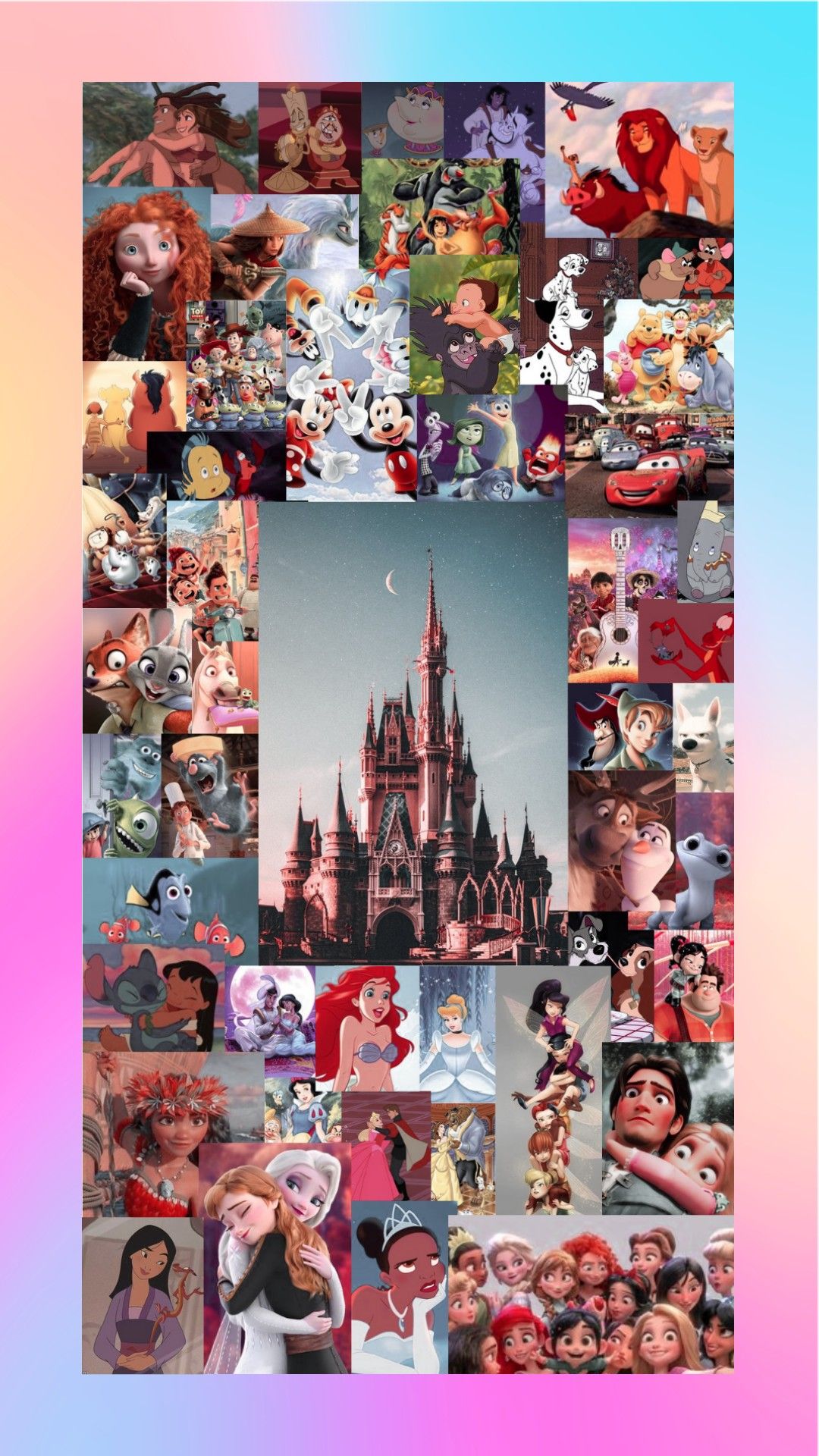 Disney World Collage Wallpapers - Wallpaper Cave