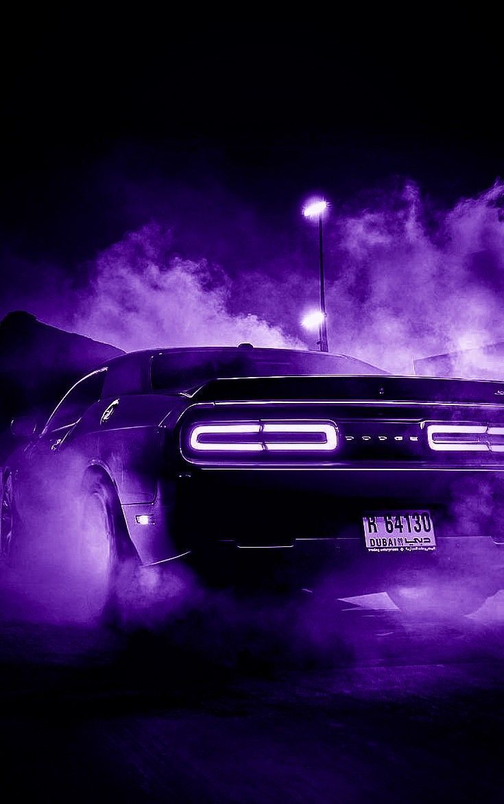 Dodge Challenger Hellcat Purple Wallpapers - Wallpaper Cave