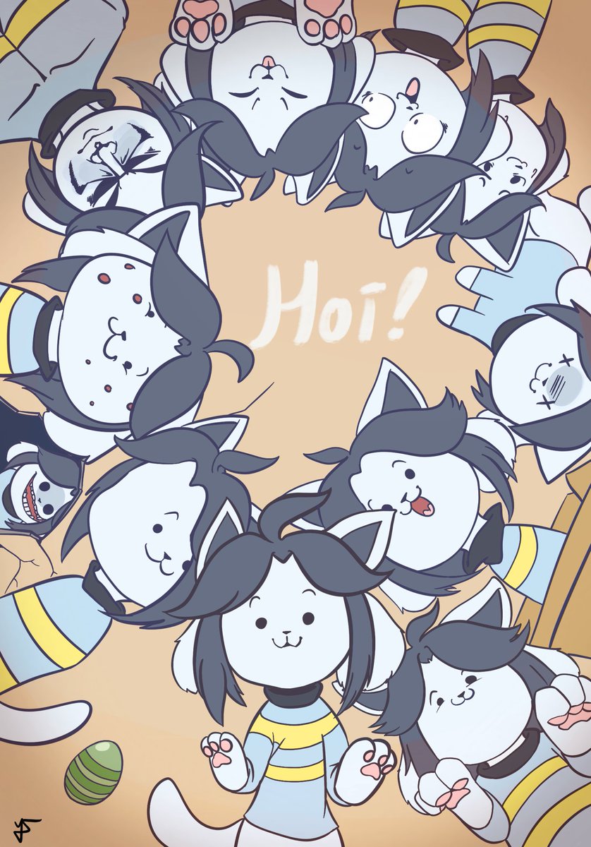 Temmie Undertale Game Wallpaper