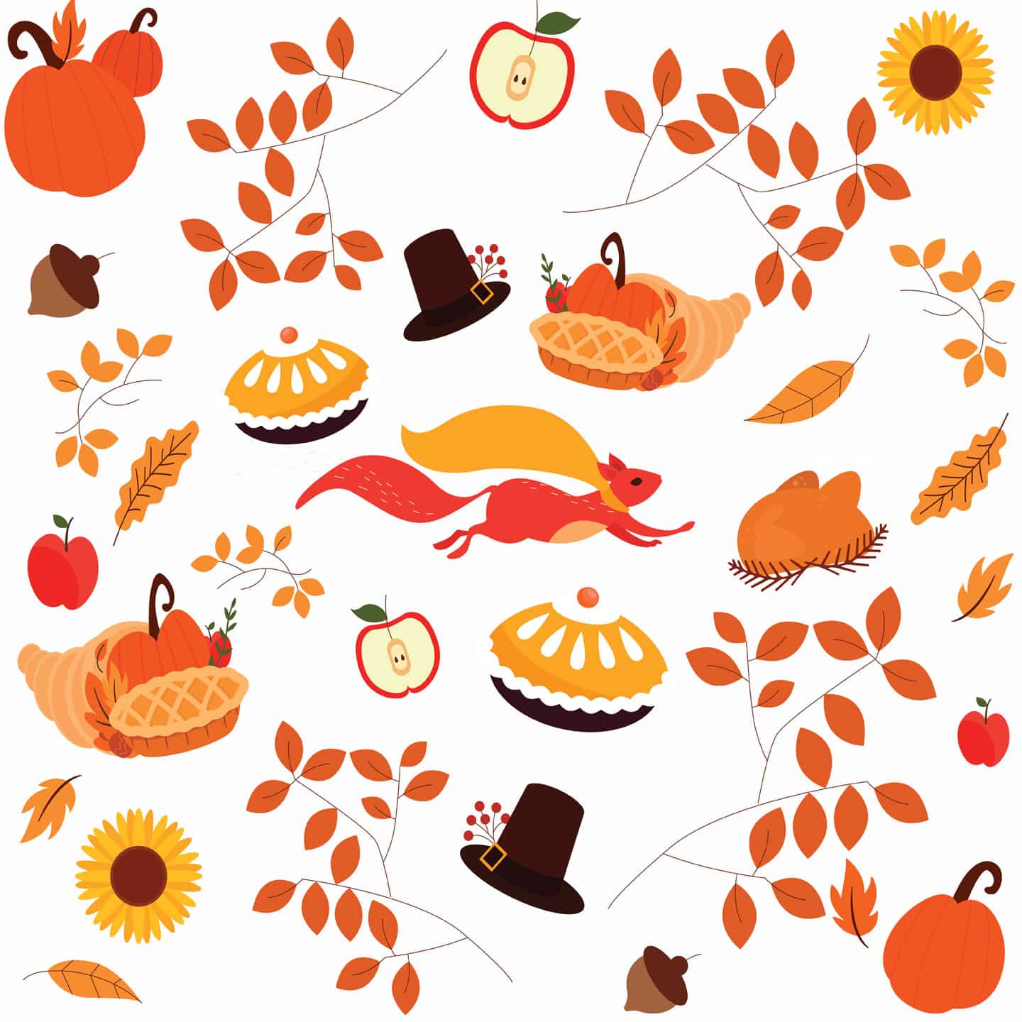 Thanksgiving Patterns Wallpapers - Wallpaper Cave