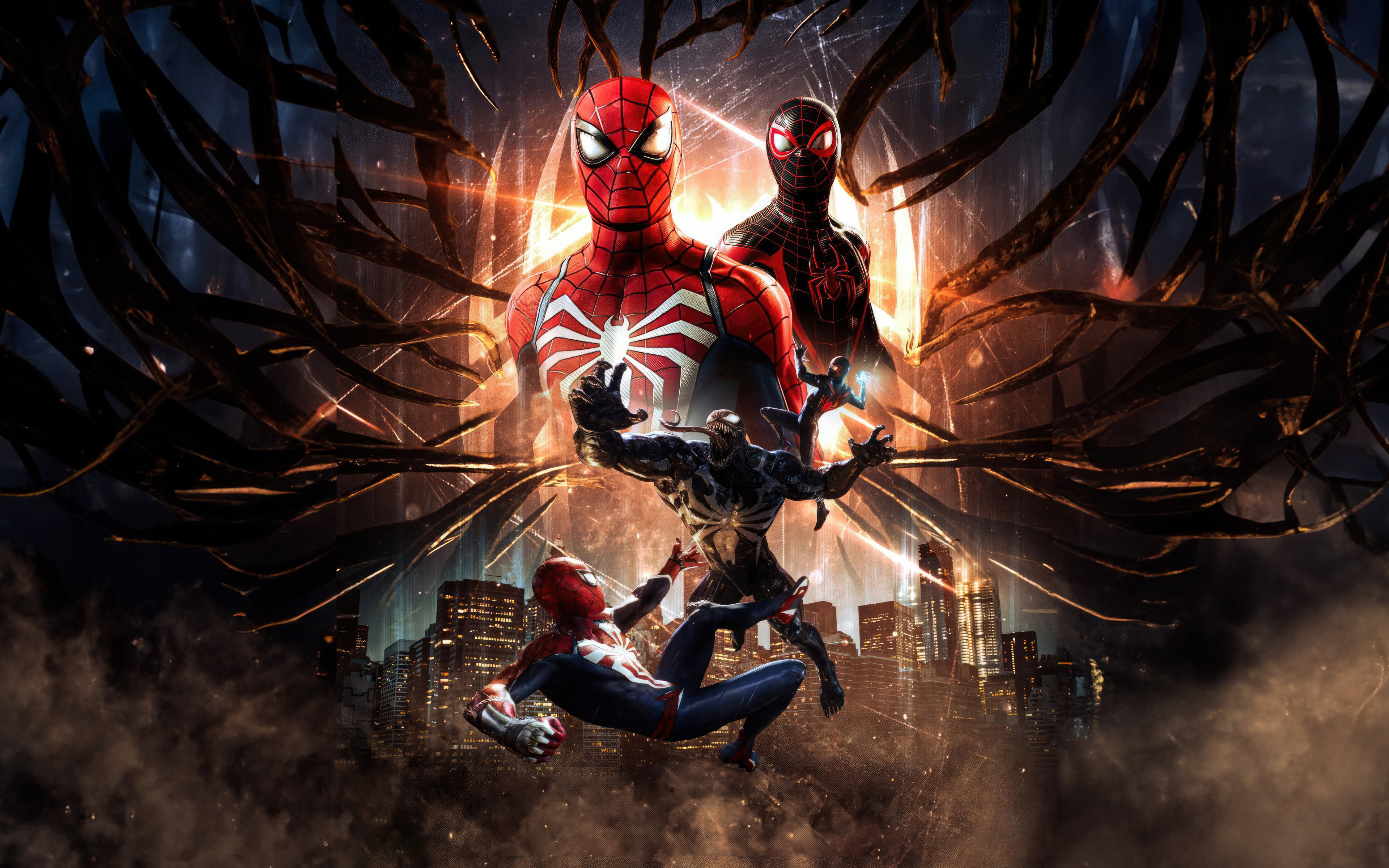 Marvel's Spider-Man 2 Desktop Wallpapers - Wallpaper Cave