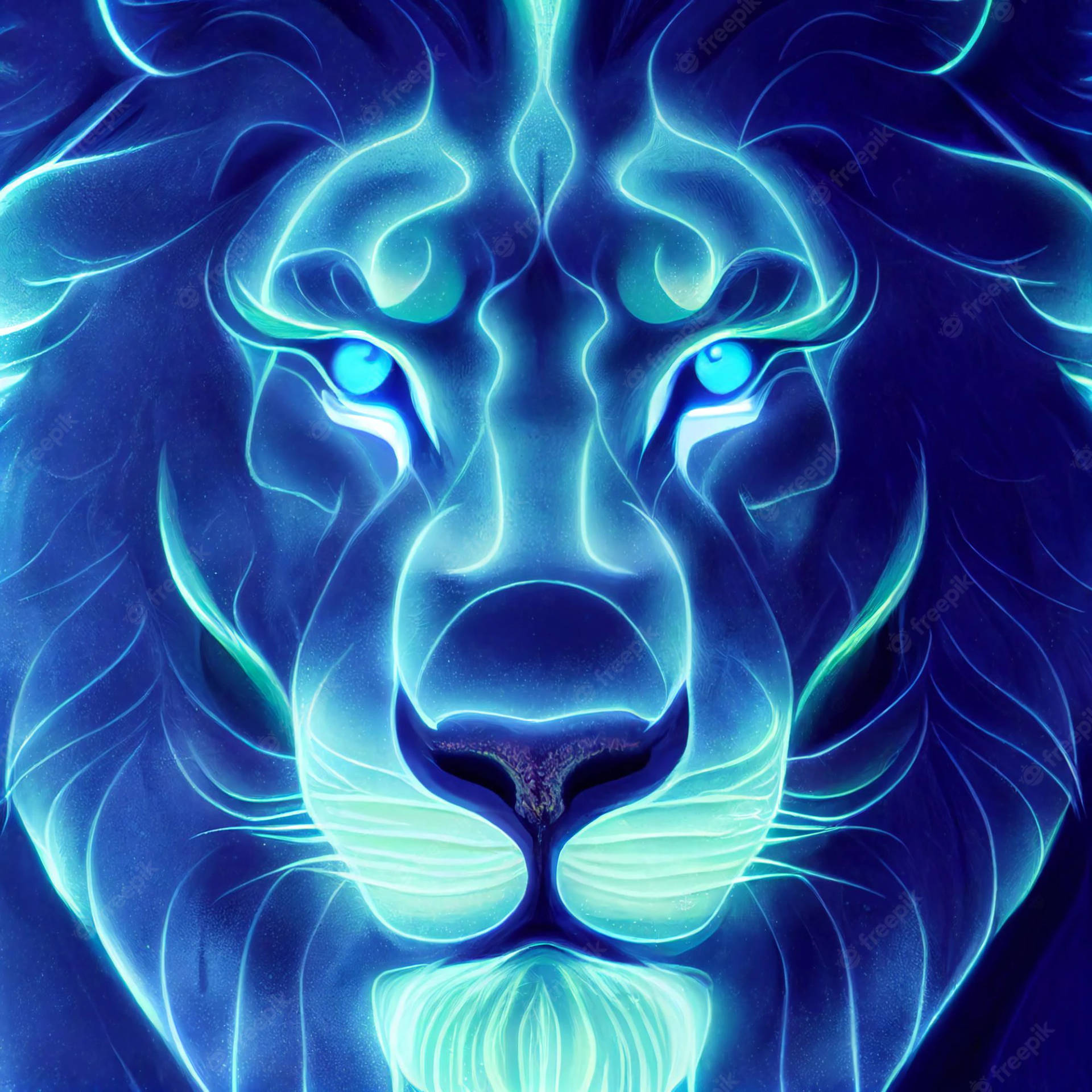 Glowing Lions Wallpapers - Wallpaper Cave