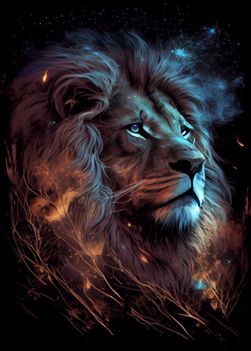 Glowing Lions Wallpapers - Wallpaper Cave