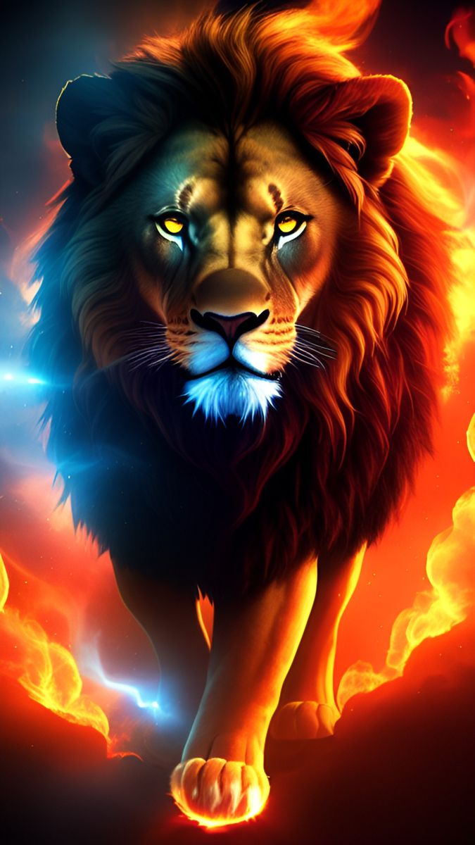 Glowing Lions Wallpapers - Wallpaper Cave