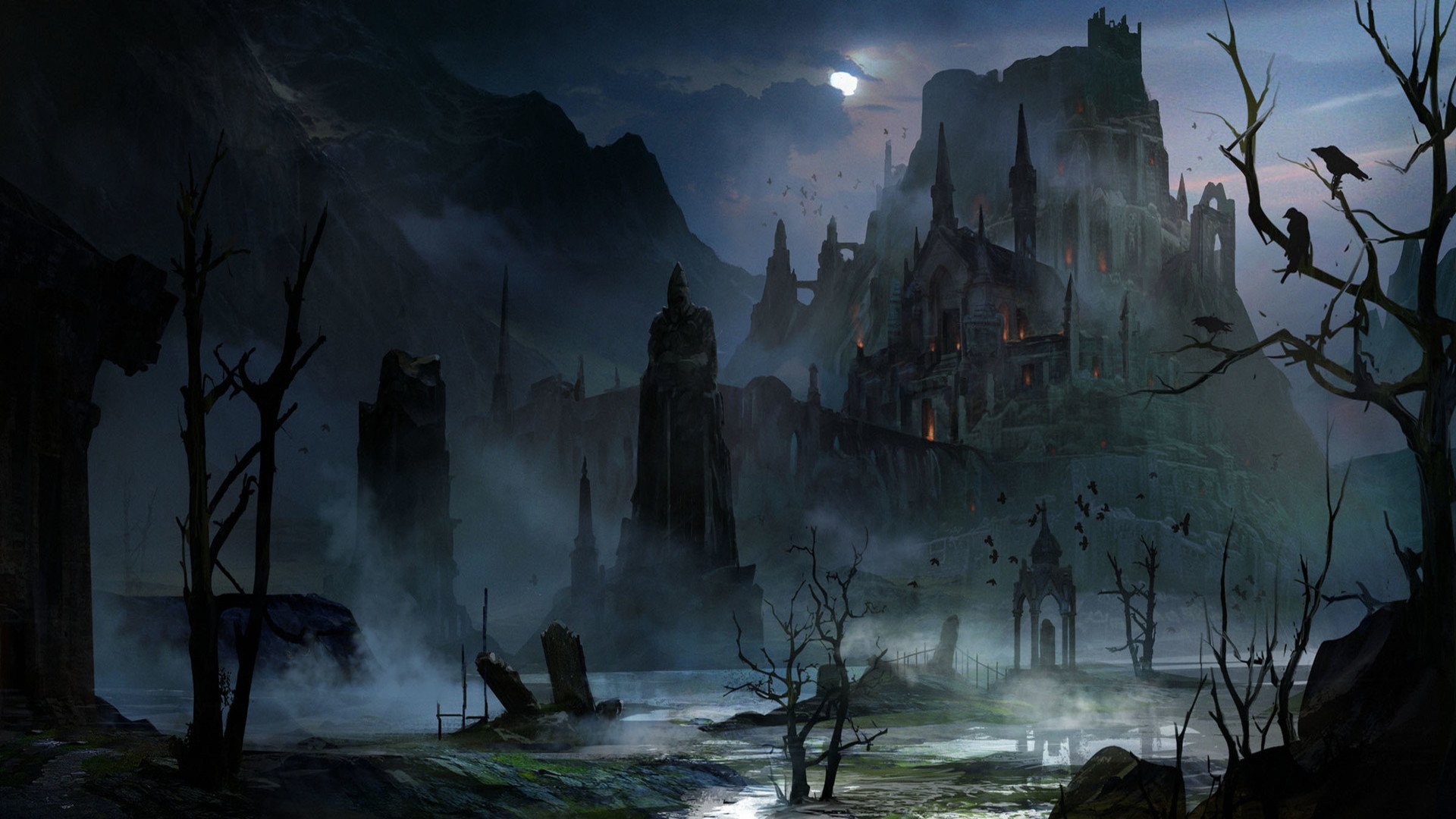 Creepy Castle Wallpapers - Wallpaper Cave