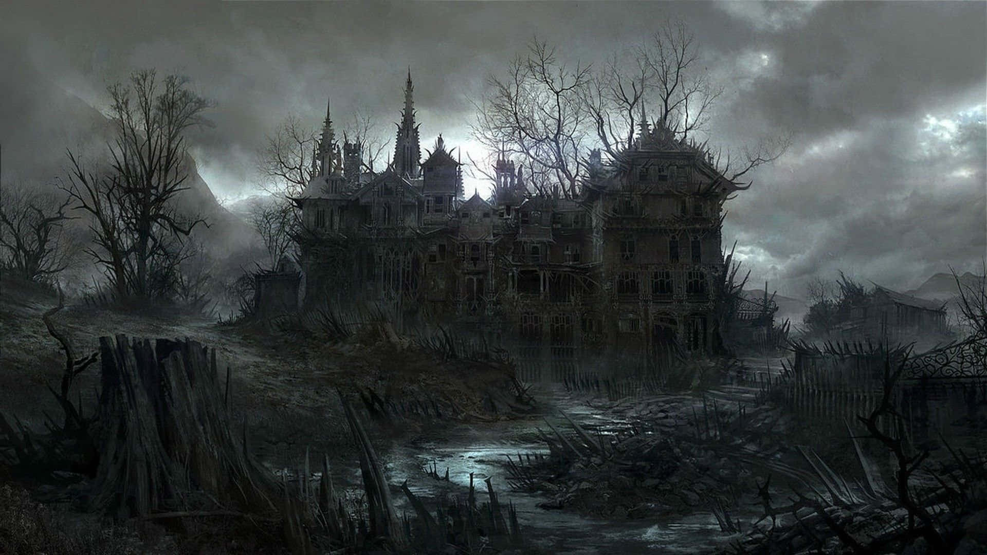Creepy Castle Wallpapers - Wallpaper Cave