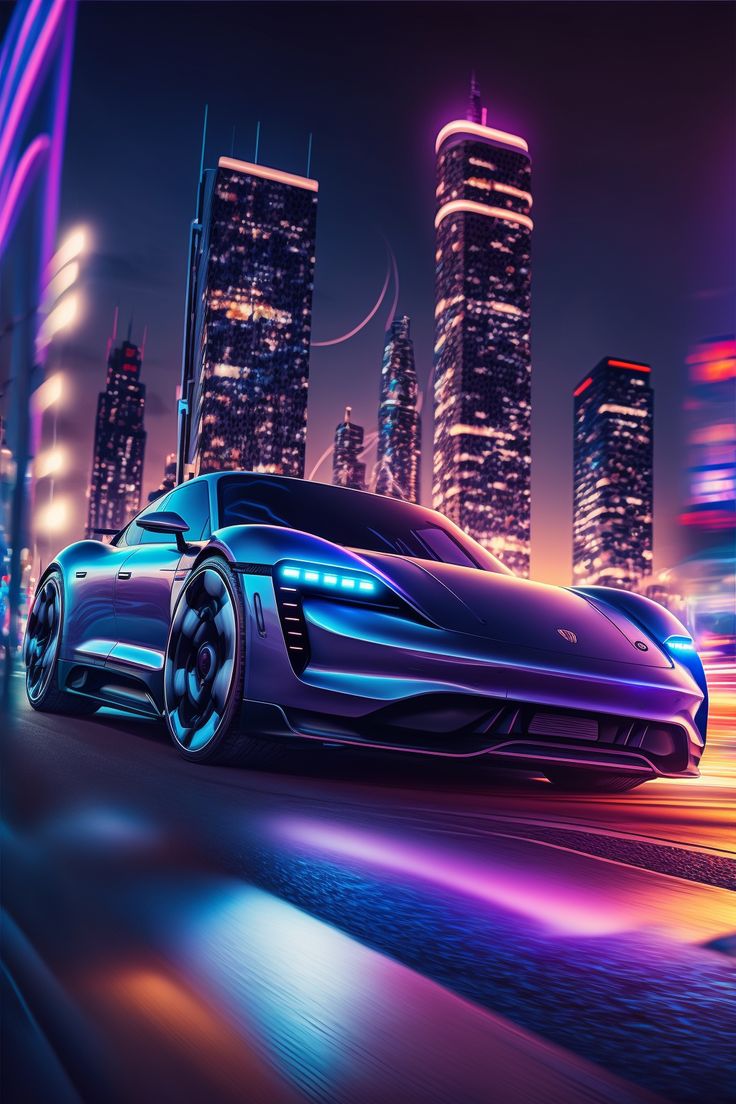 Porsche Neon Wallpapers - Wallpaper Cave