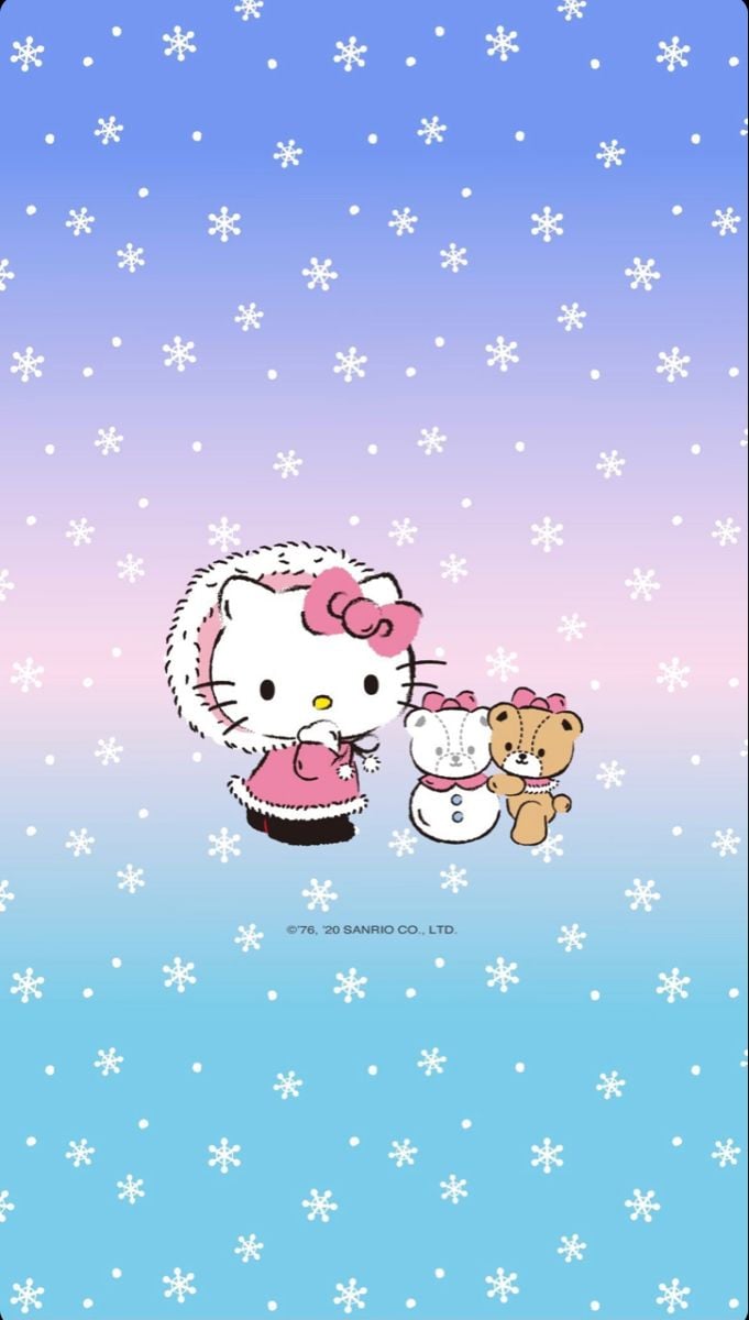 Cute Hello Kitty Winter Wallpapers - Wallpaper Cave