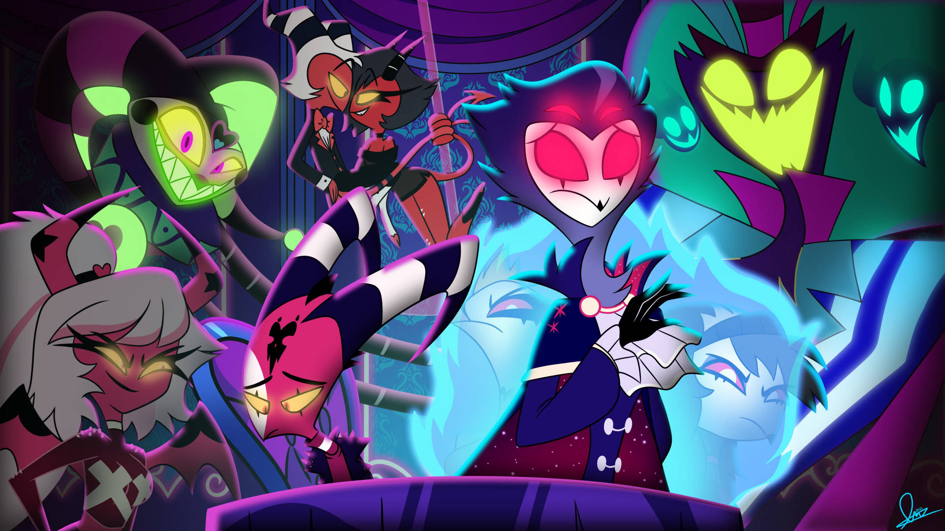 Helluva Boss Characters Wallpapers - Wallpaper Cave