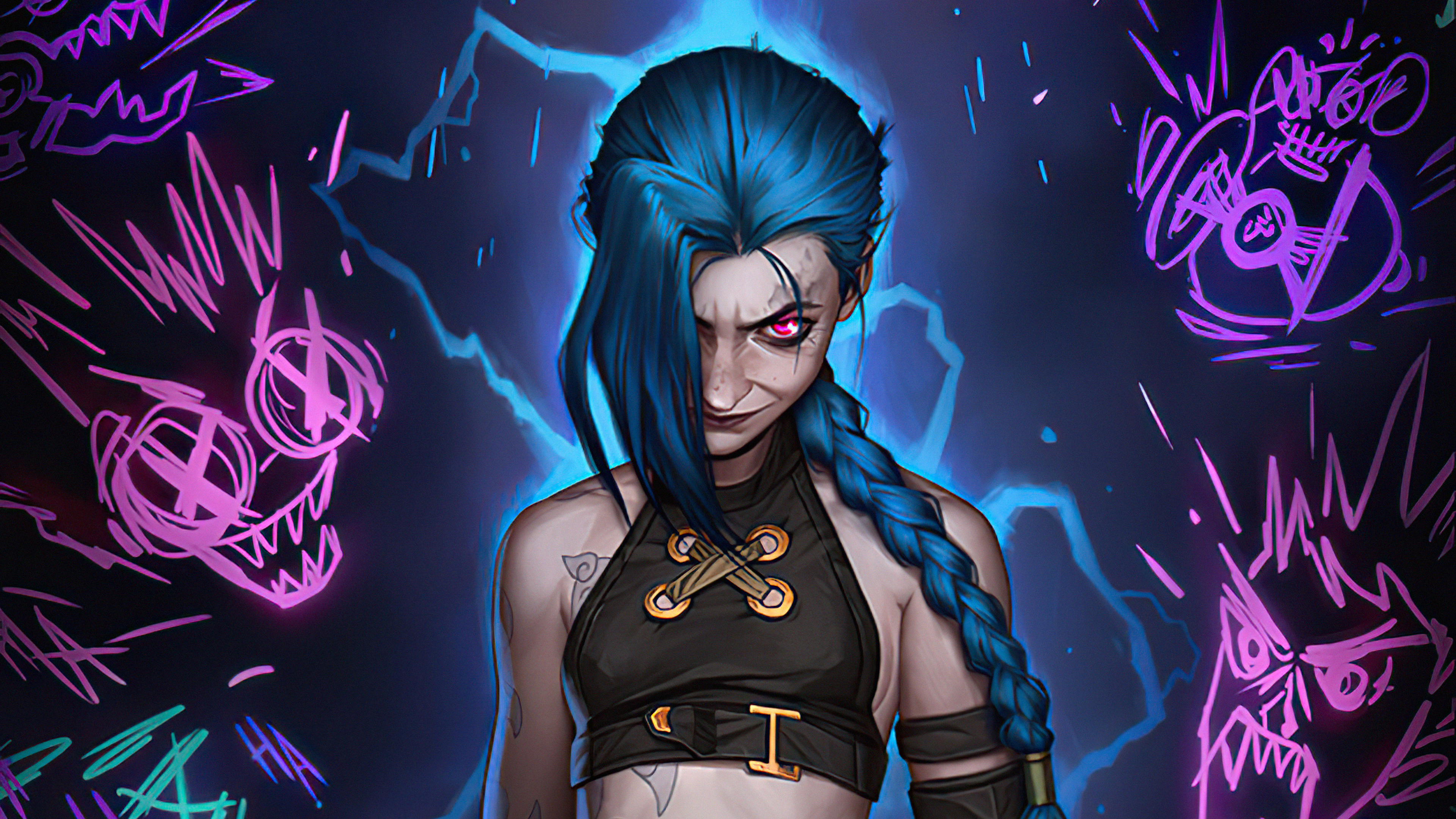 Jinx Arcane Computer Wallpapers - Wallpaper Cave