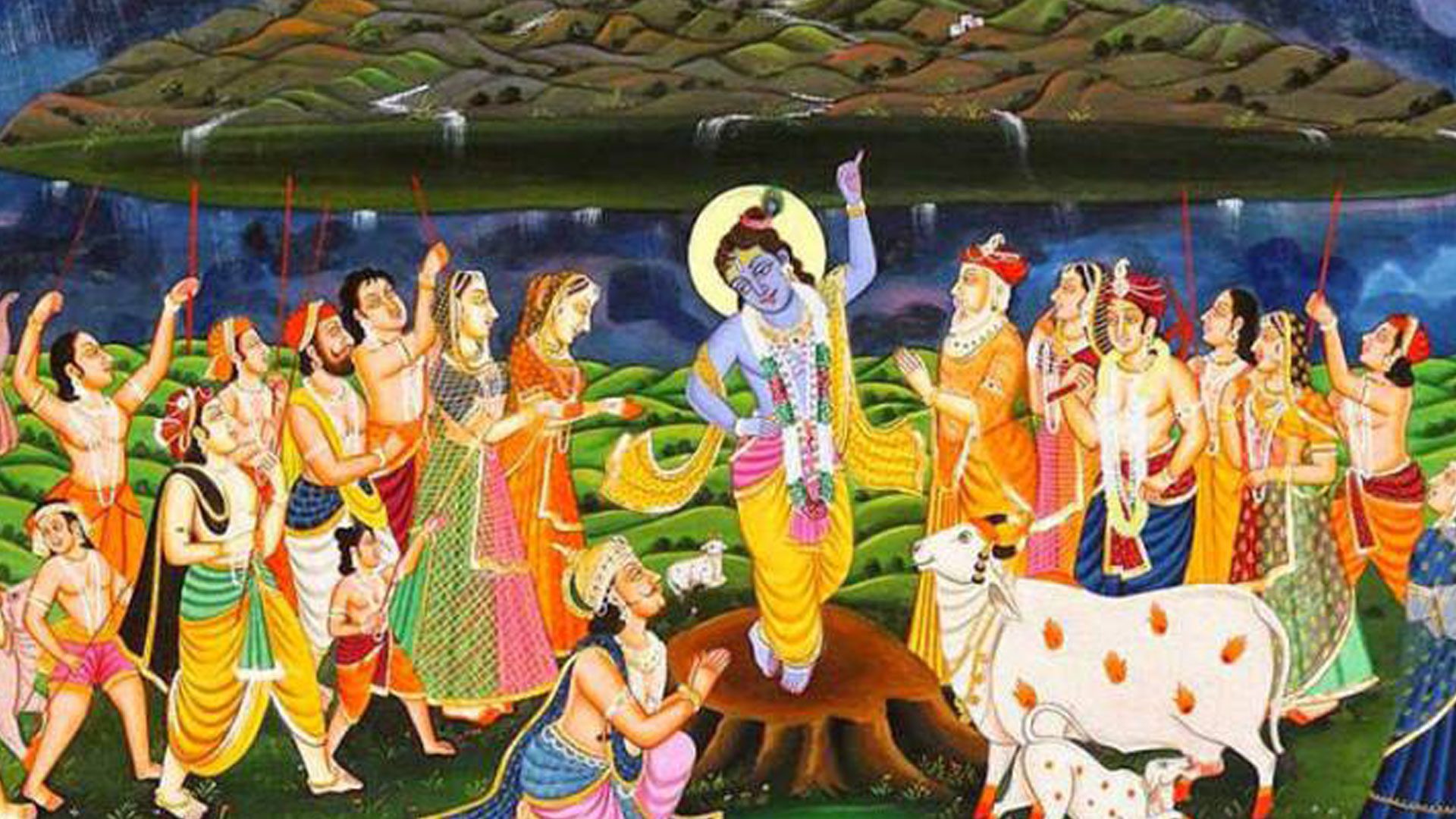 Krishna Govardhan Wallpapers - Wallpaper Cave