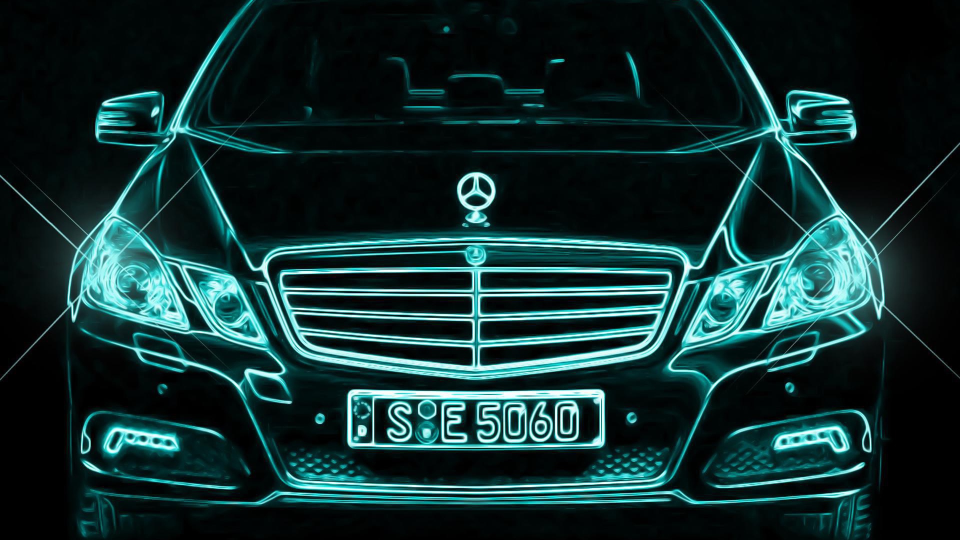 Neon Mercedes Wallpapers - Wallpaper Cave