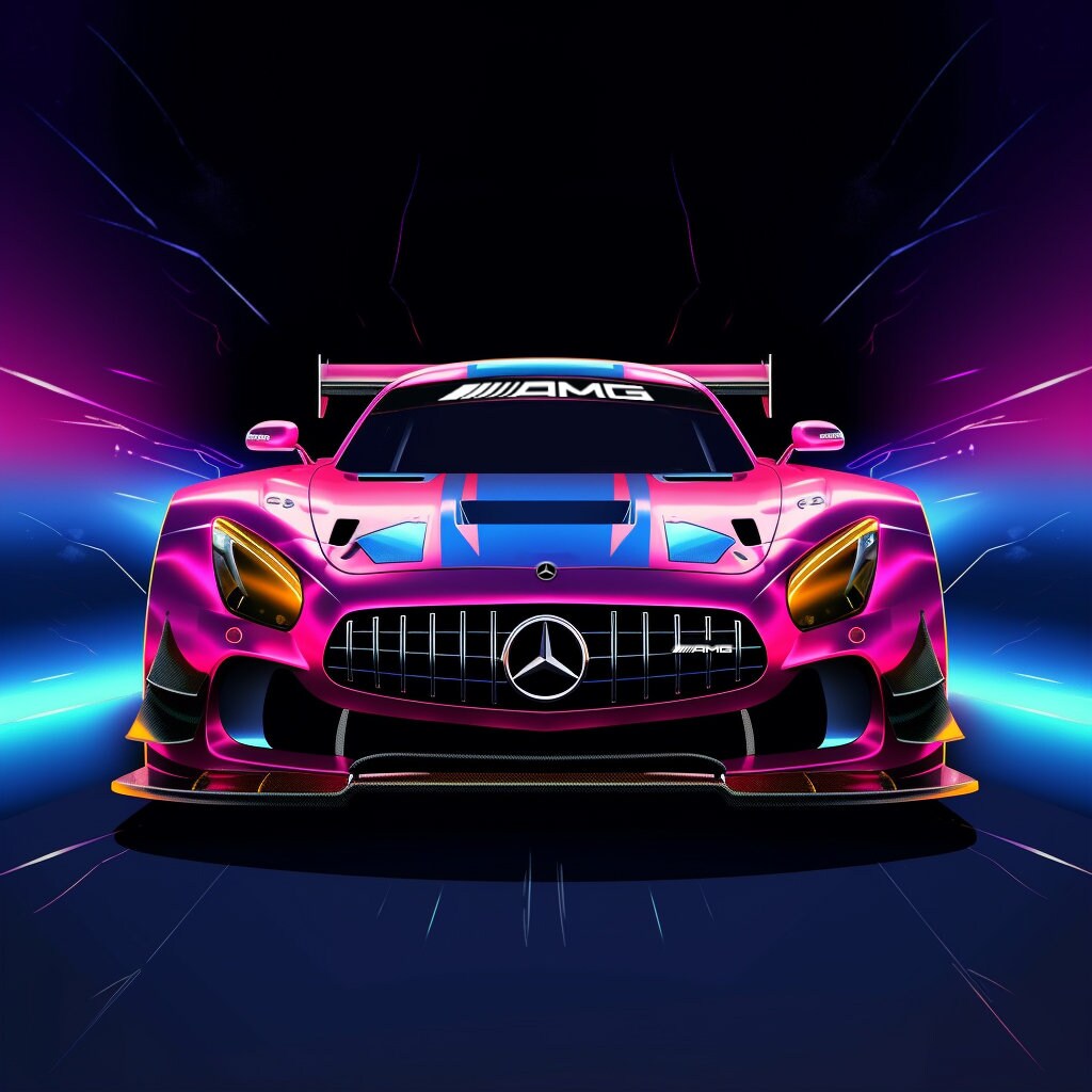 Neon Mercedes Wallpapers - Wallpaper Cave