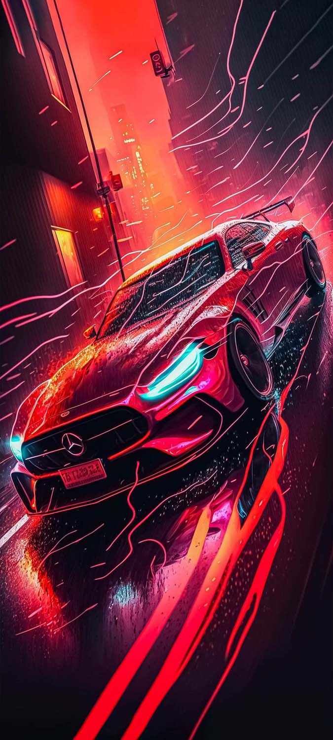Neon Mercedes Wallpapers - Wallpaper Cave