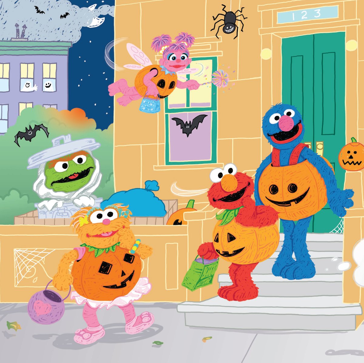 Sesame Street Halloween Wallpapers - Wallpaper Cave
