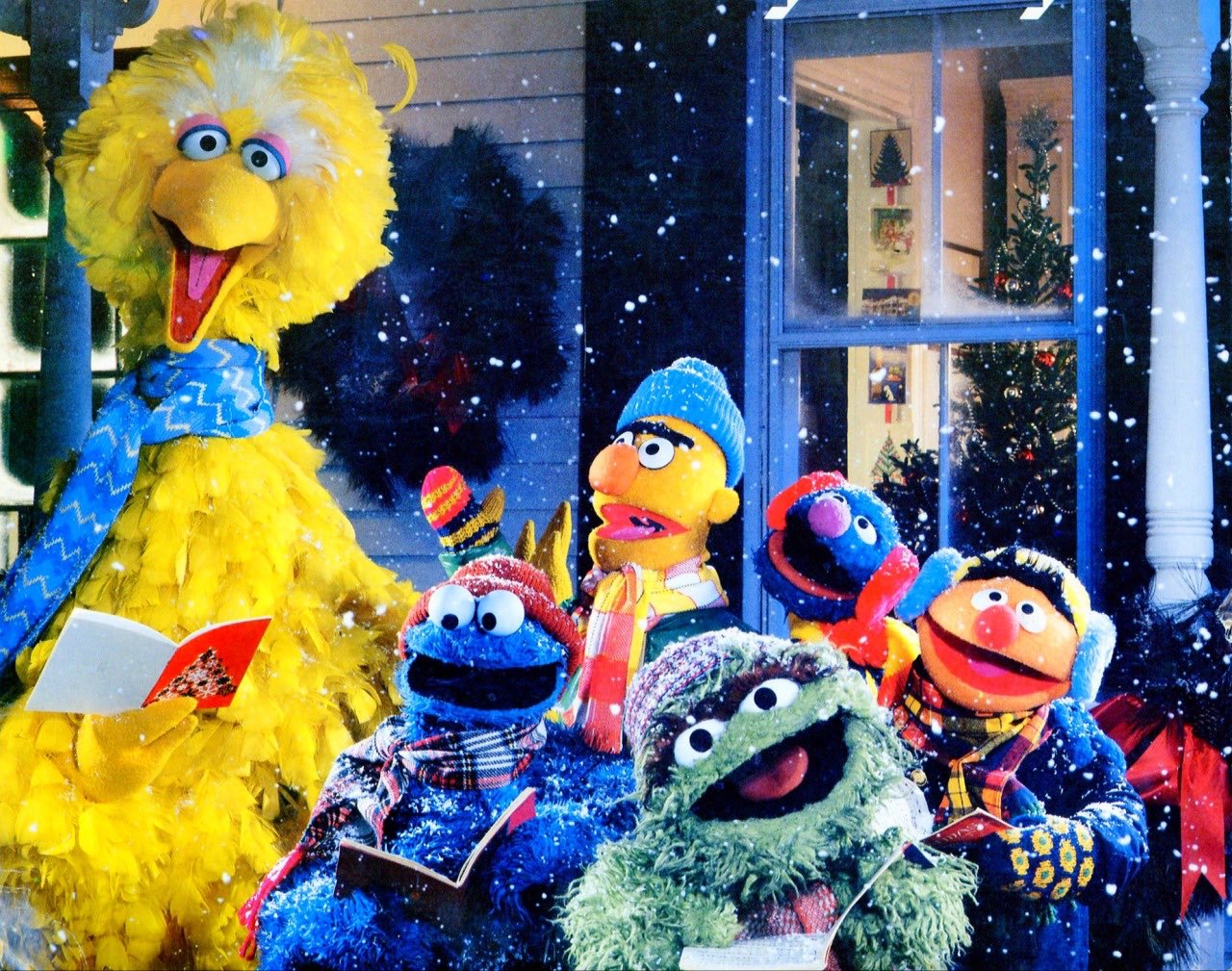 Sesame Street Christmas Wallpapers - Wallpaper Cave
