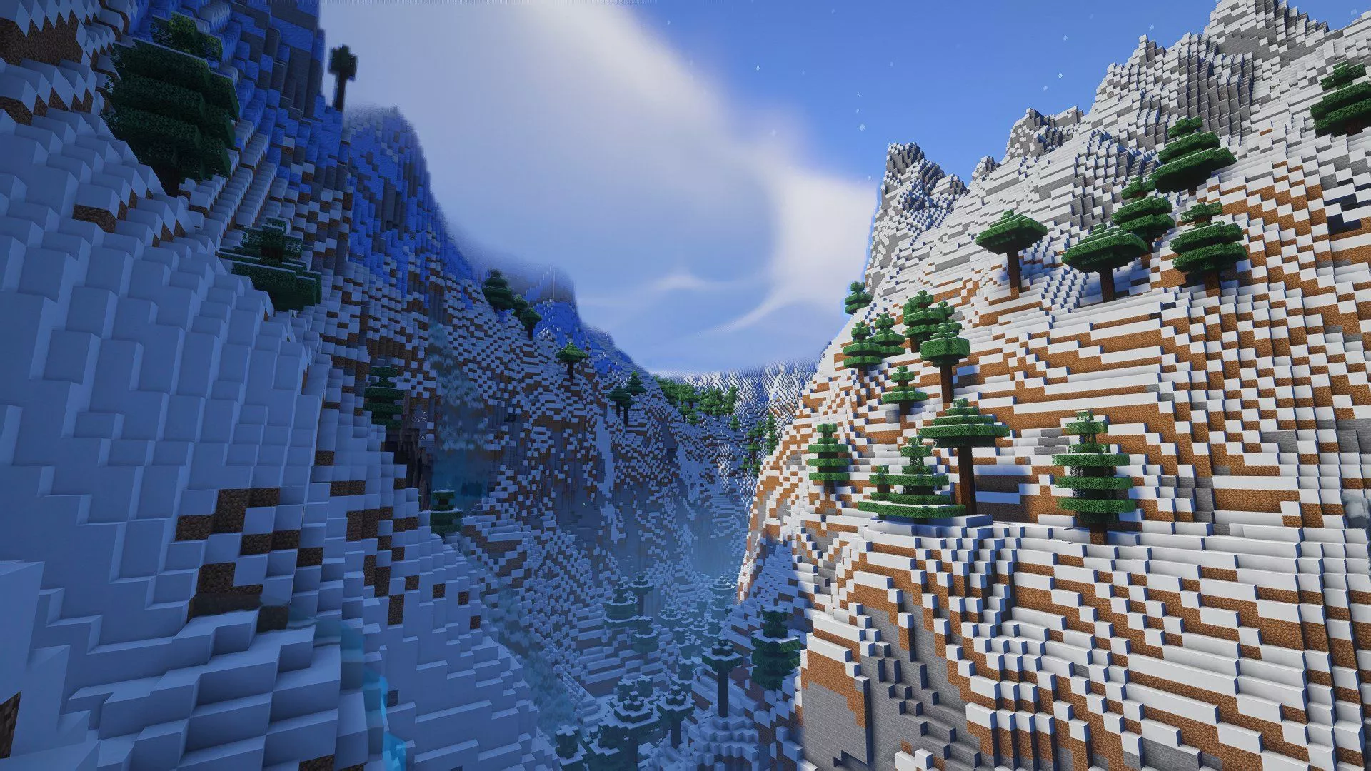 Minecraft Mountains Wallpapers - Wallpaper Cave