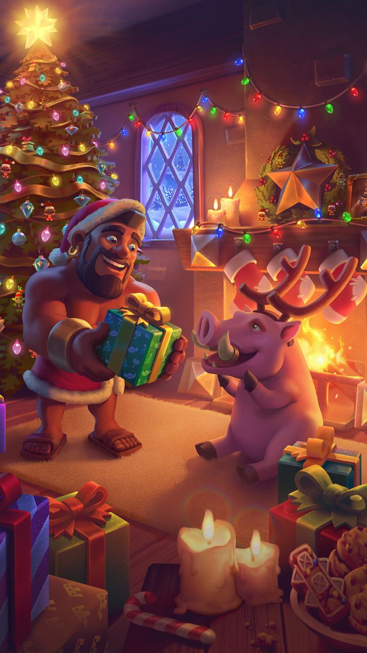 Clash Of Clans Christmas Wallpapers - Wallpaper Cave