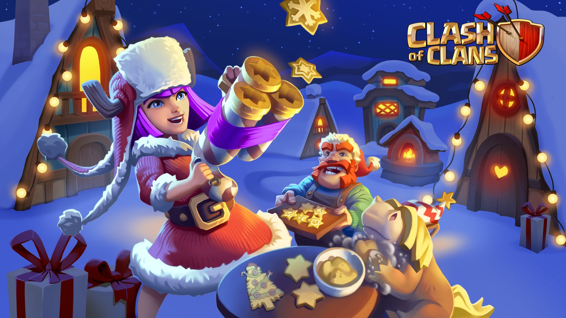 Clash Of Clans Christmas Wallpapers - Wallpaper Cave
