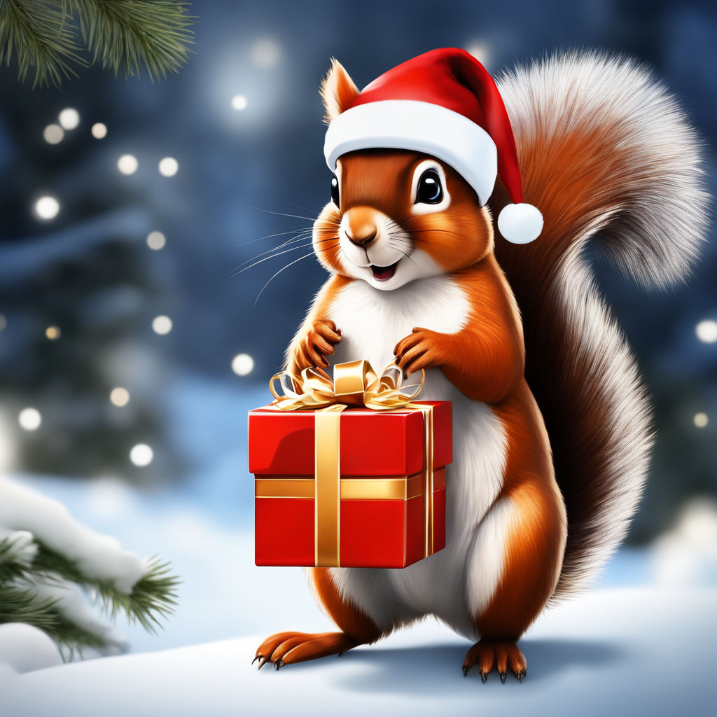 Christmas Squirrel Wallpapers - Wallpaper Cave