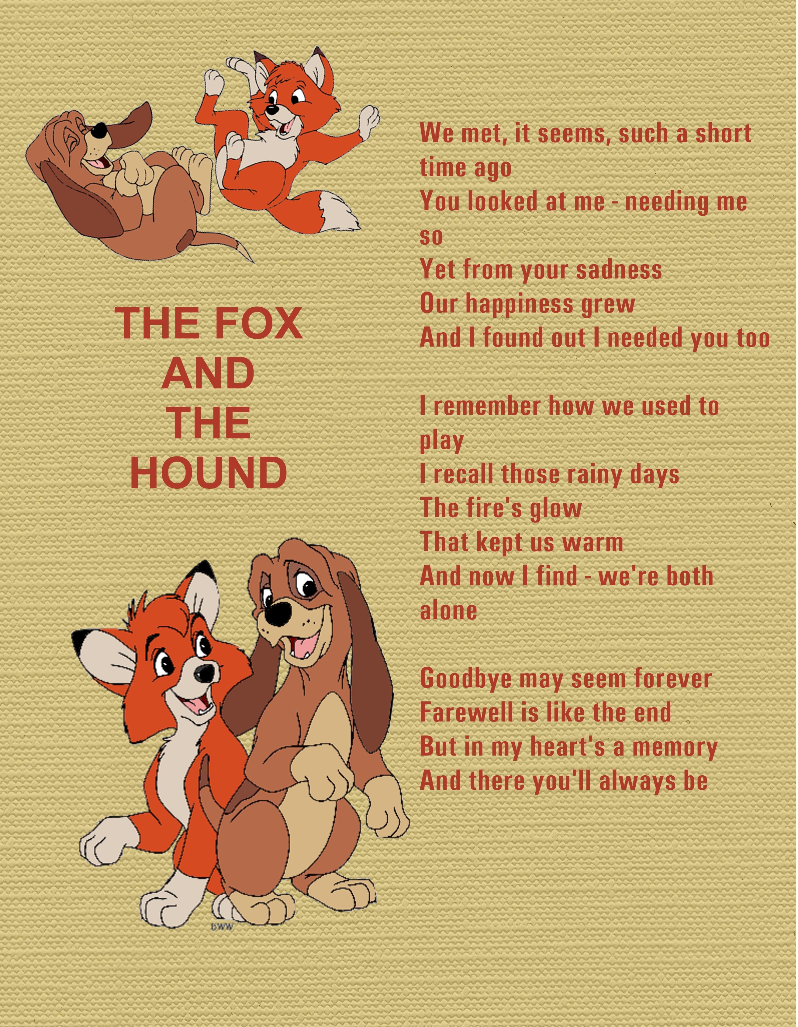 The Fox And The Hound Quotes