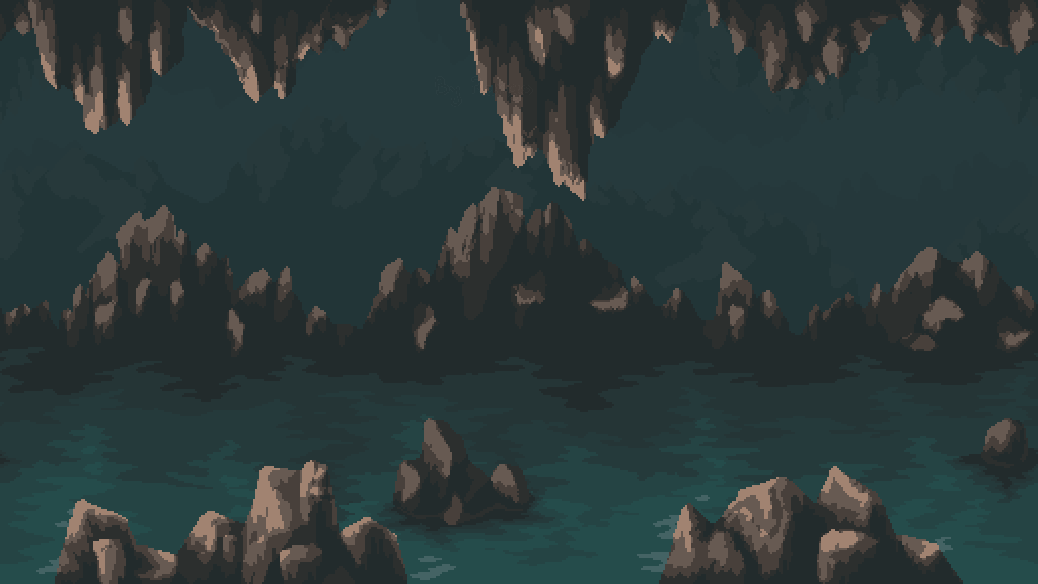 Pixel Cave Wallpapers - Wallpaper Cave