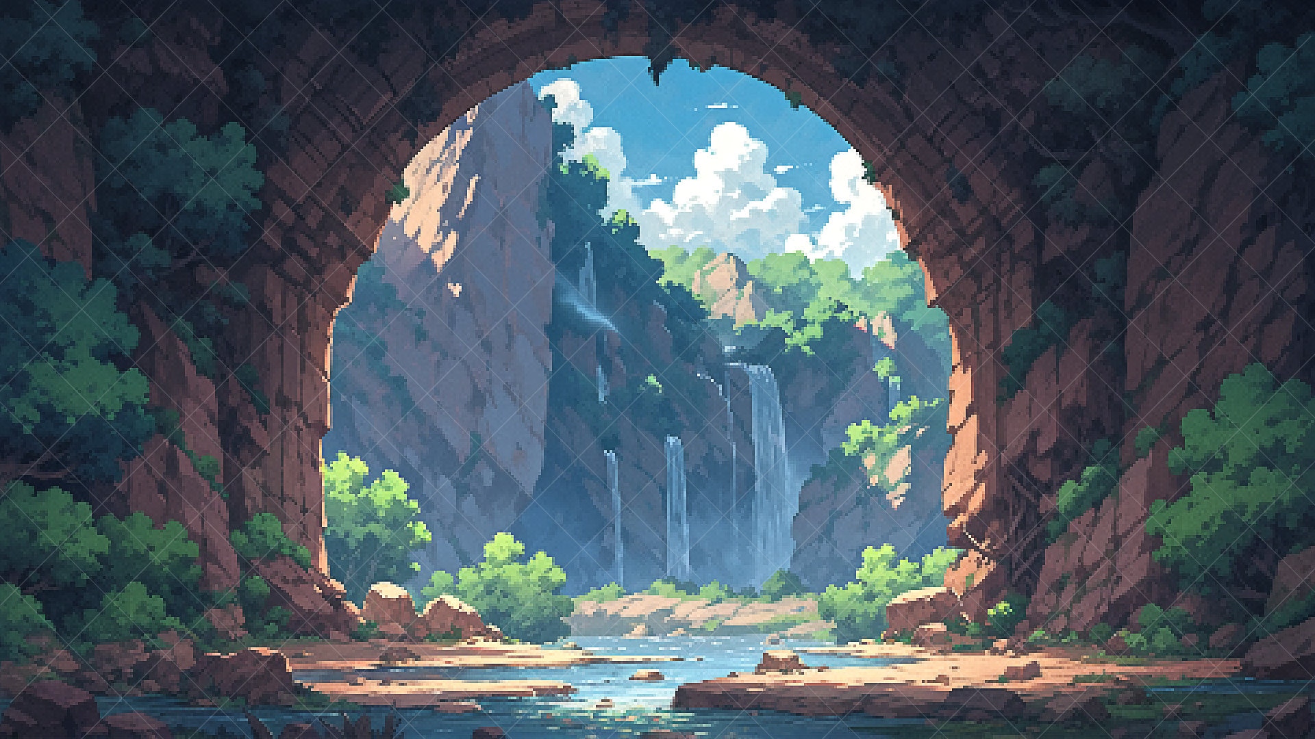 Pixel Cave Wallpapers - Wallpaper Cave