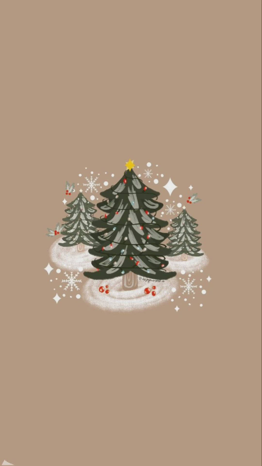 Simple Christmas Trees Wallpapers - Wallpaper Cave