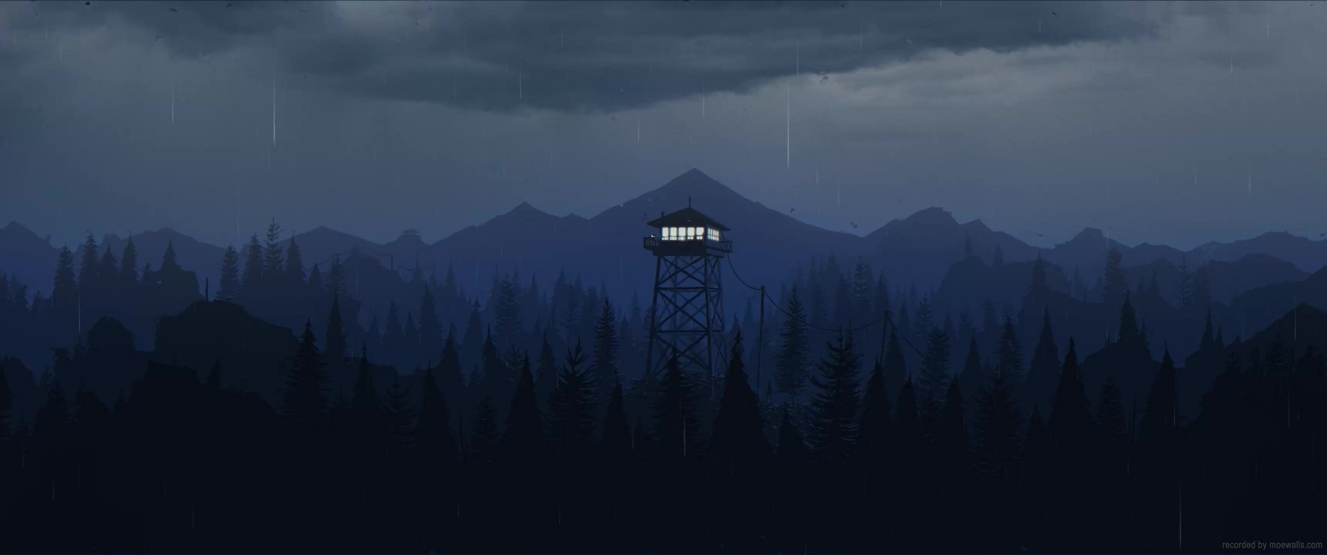 Firewatch 4k Wallpaper Blue 200+] Firewatch Backgrounds