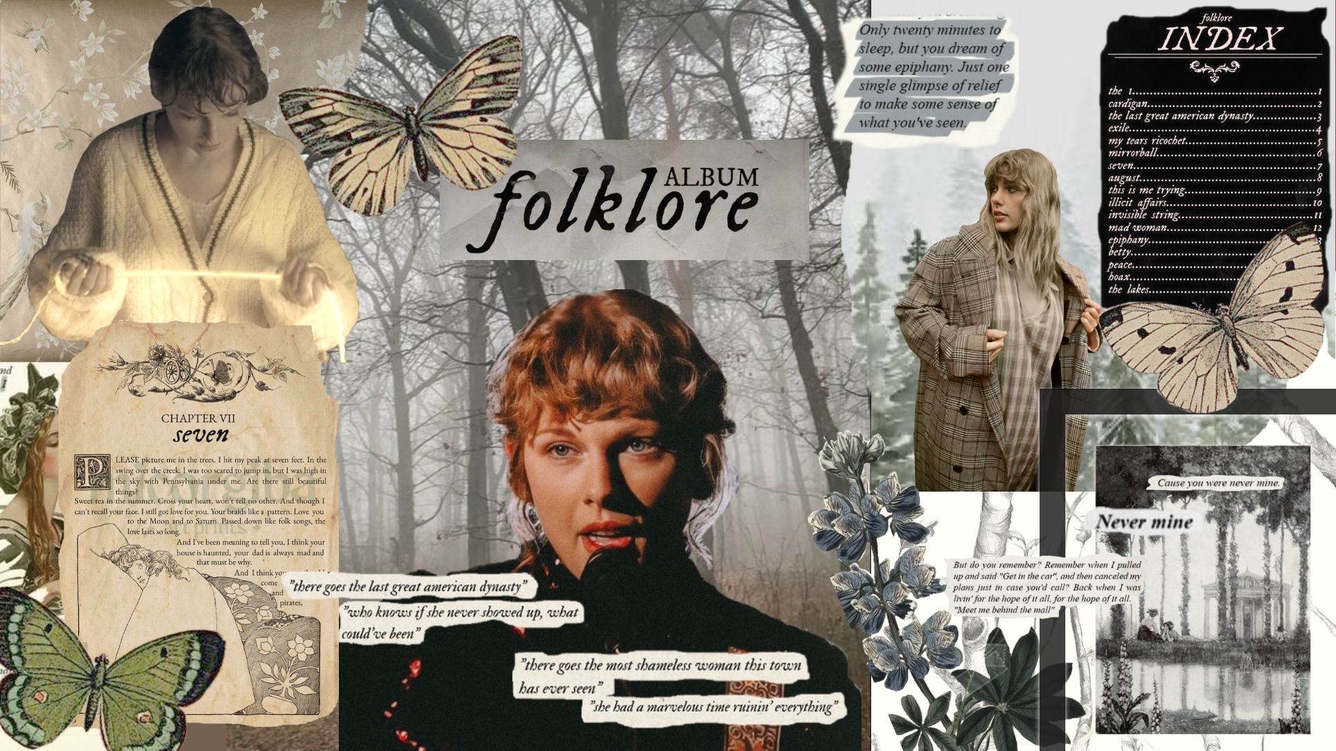 Taylor Swift Folklore Aesthetic Wallpaper Laptop Wallpaper - Infoupdate.org