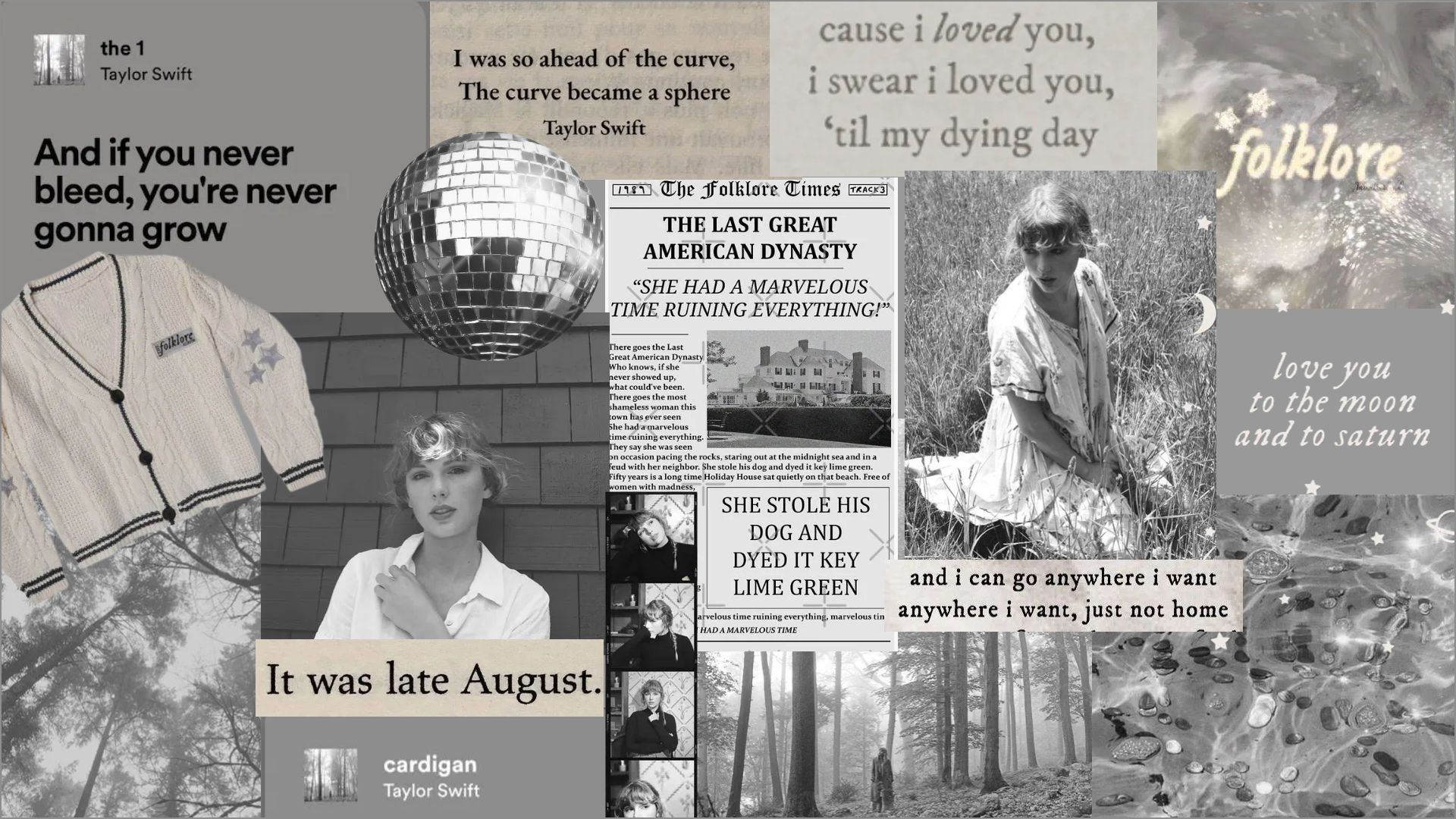 Taylor Swift Aesthetic Wallpaper Laptop Folklore - Infoupdate.org