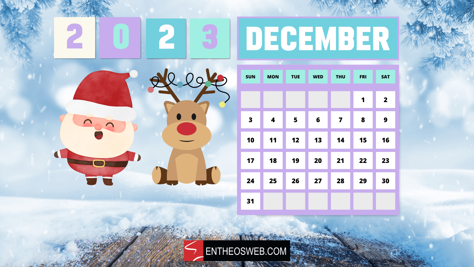 December 2023 Calendar Wallpapers - Wallpaper Cave