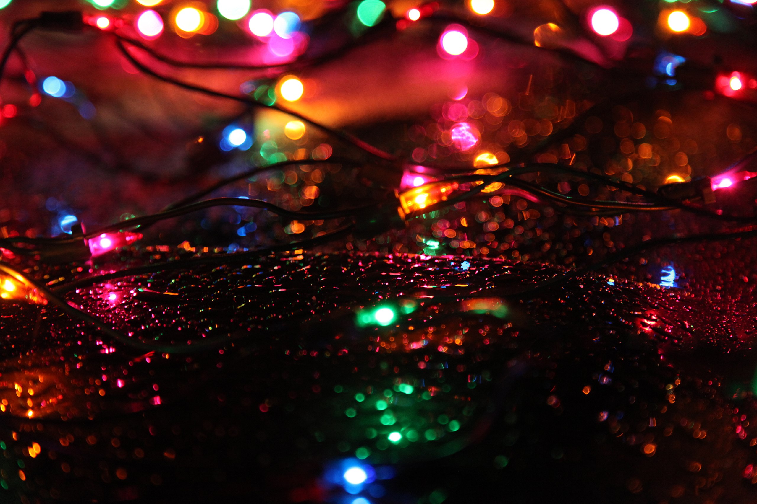 Red Christmas Lights Wallpapers - Wallpaper Cave