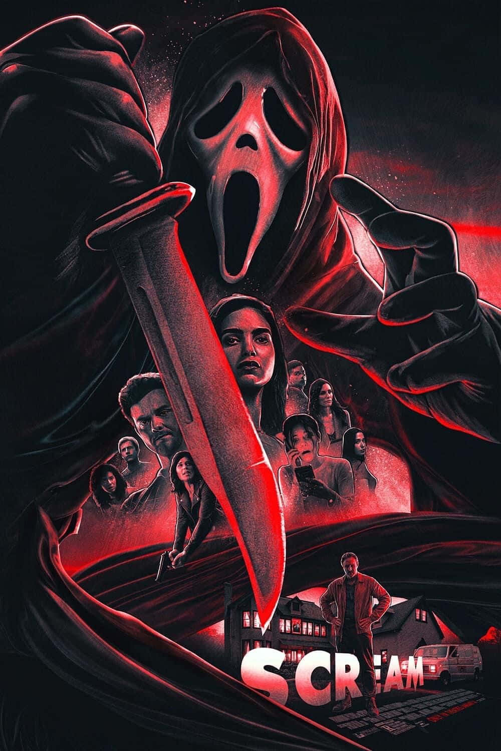 Scream Wallpaper Mobile Download "Scream (2022)" Wallpapers For Mobile
