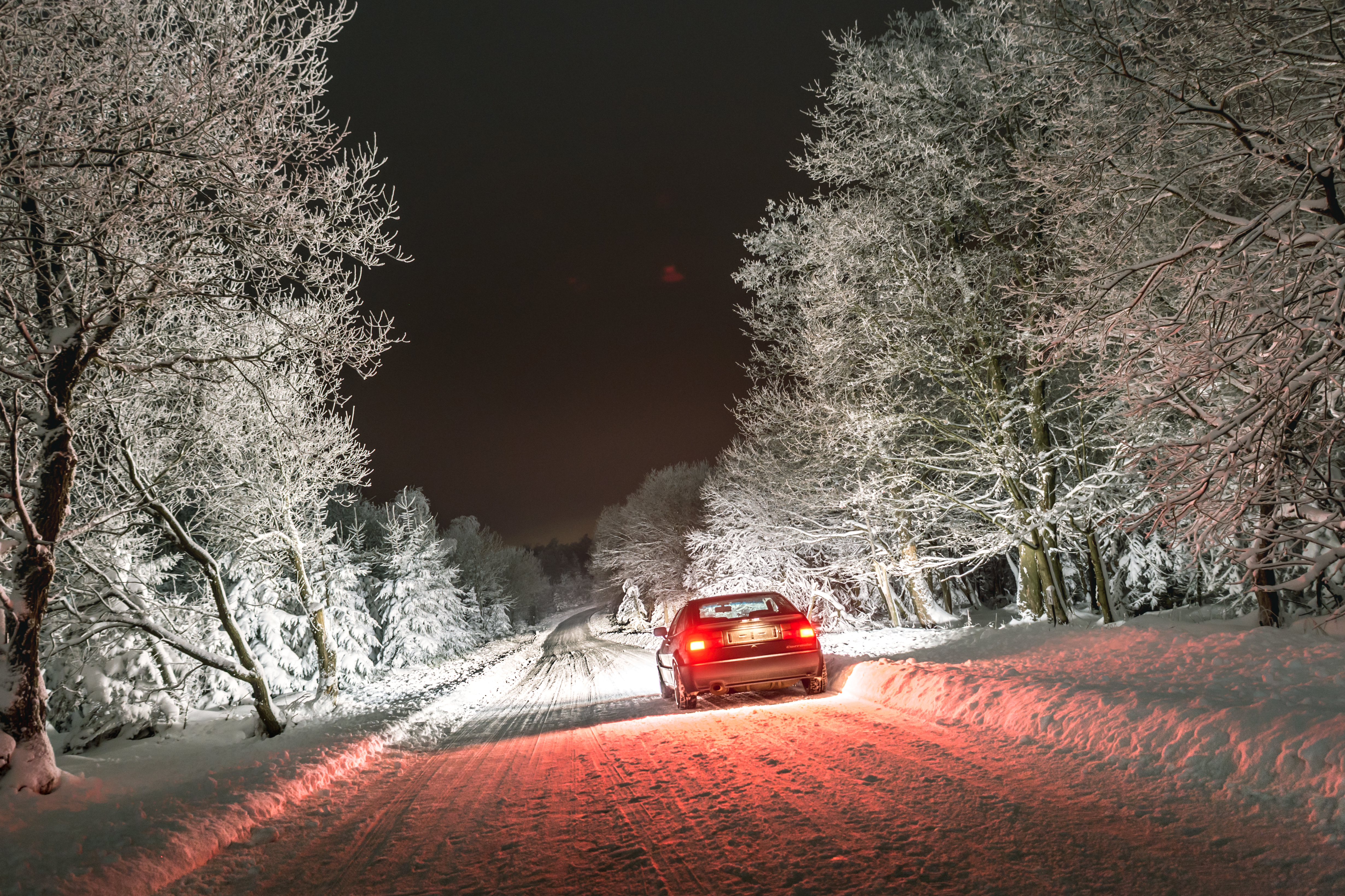 Cars Winter Night Wallpapers - Wallpaper Cave