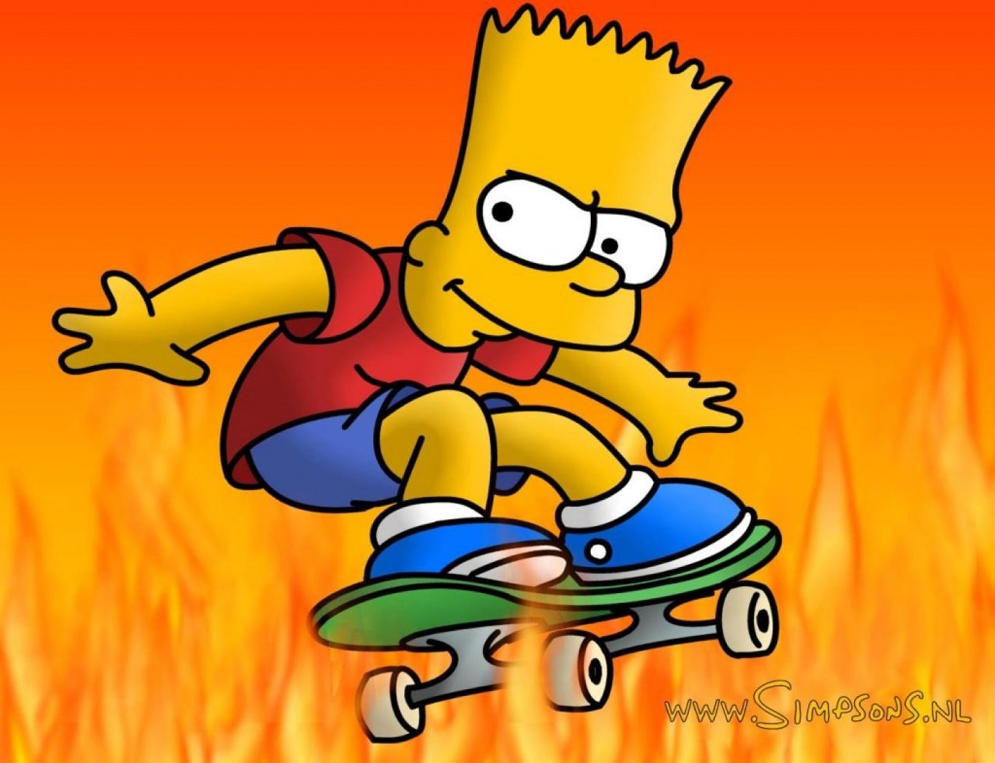Bart Simpson Skateboard Wallpapers - Wallpaper Cave