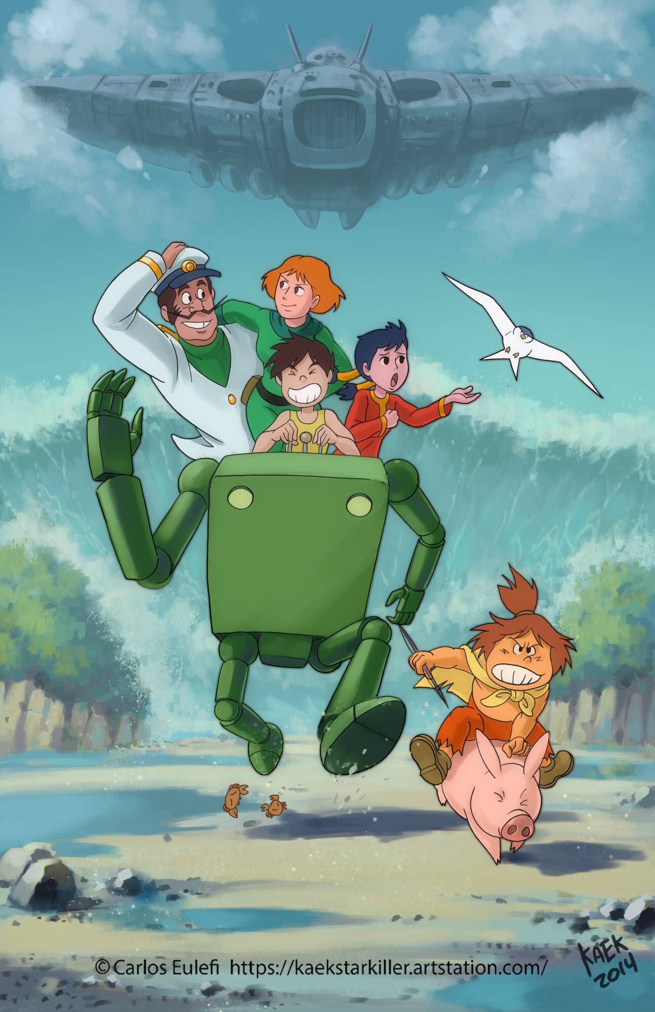 Future Boy Conan Wallpapers - Wallpaper Cave