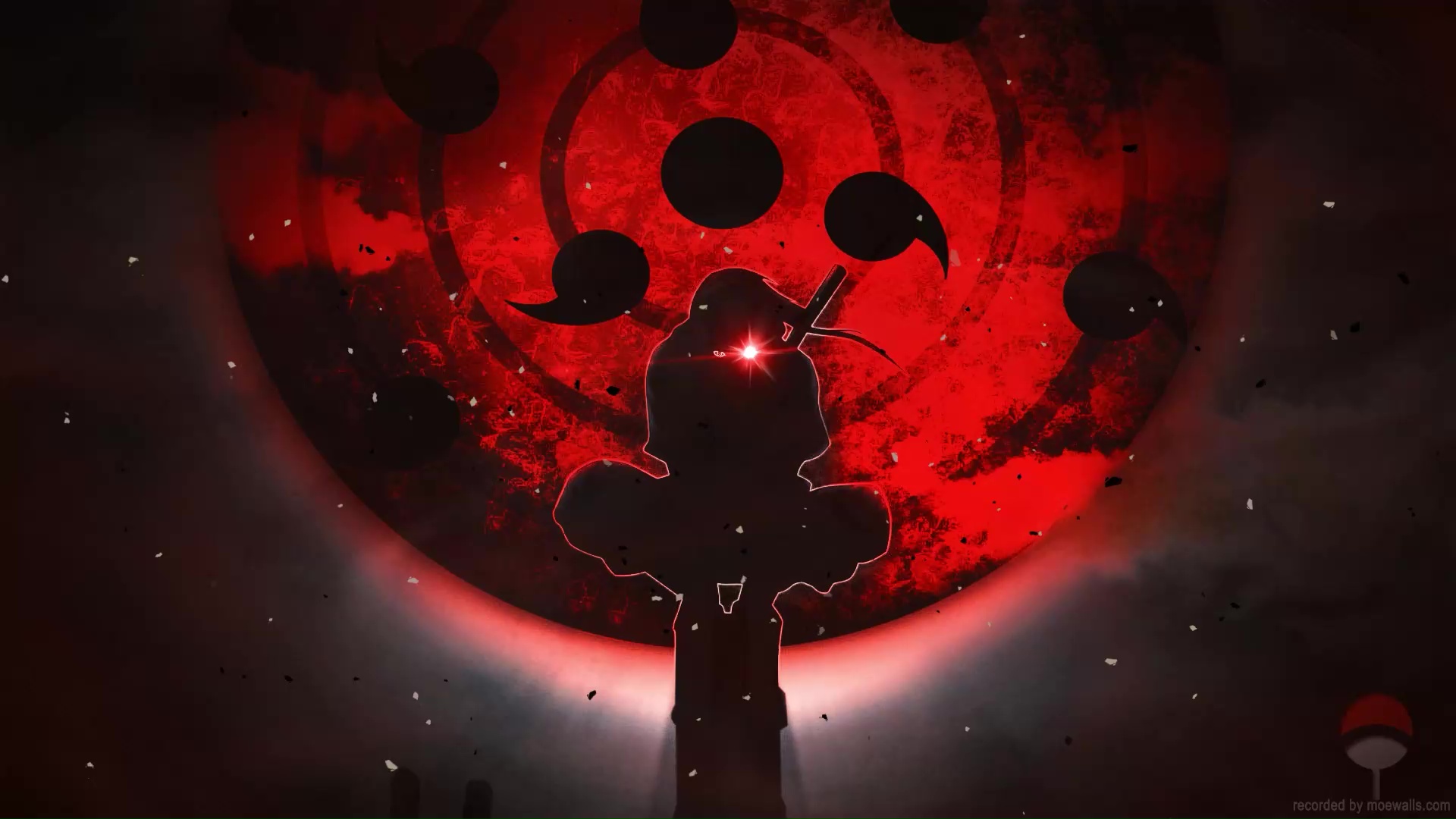 Itachi Red Moon Wallpapers - Wallpaper Cave