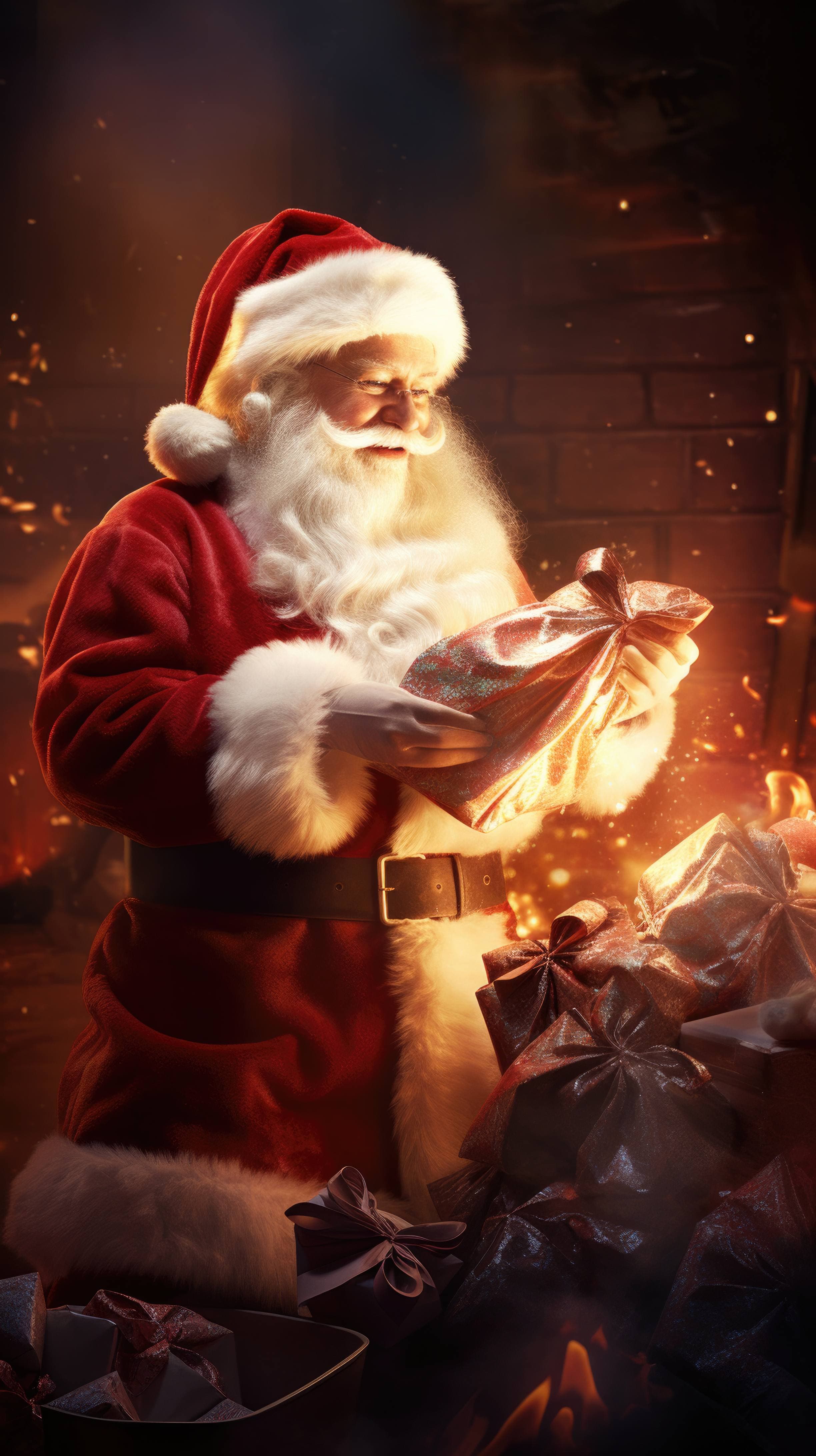 Mobile Wallpapers Santa