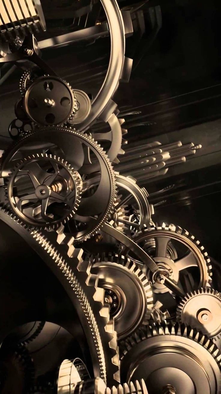 Mechanical Gears Wallpaper Hd Gears In Motion Hi Res Stock Photography