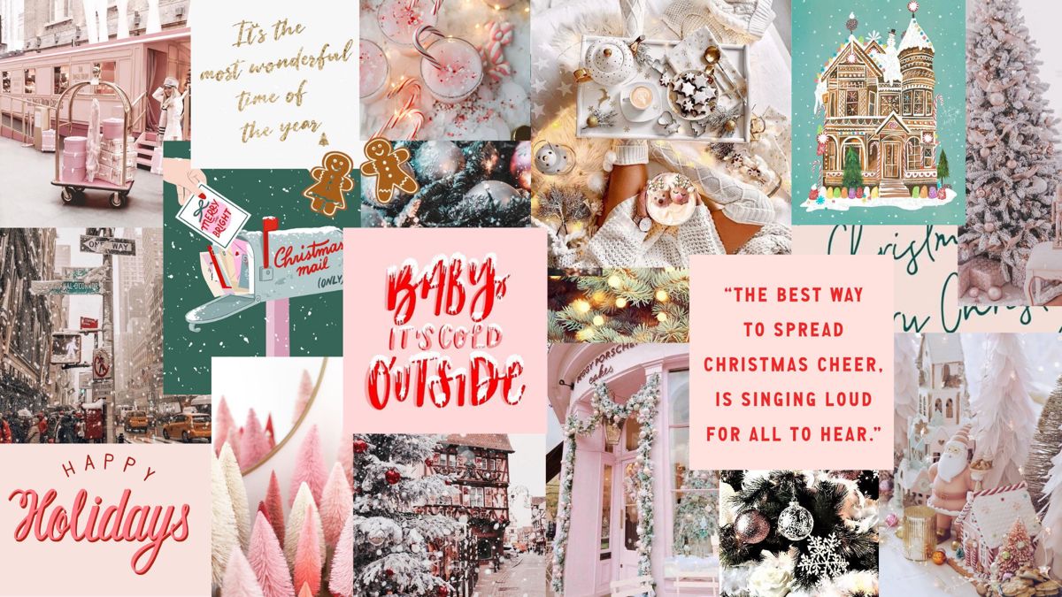 Pink Christmas Macbook Wallpapers - Wallpaper Cave